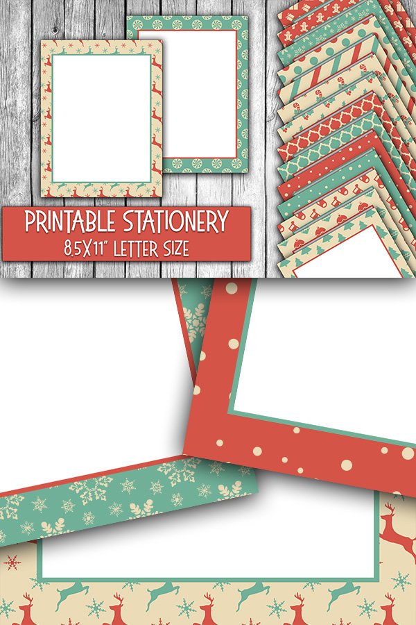 Winter Wonderland Christmas Stationery Paper