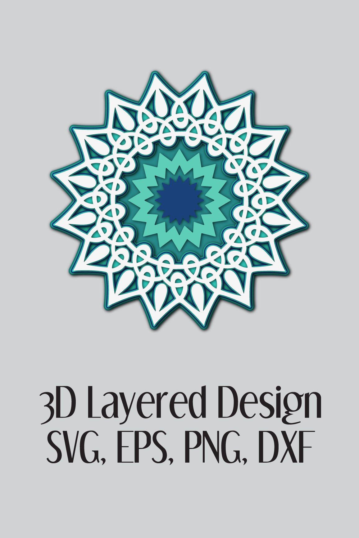 3D layered mandala (1173600)