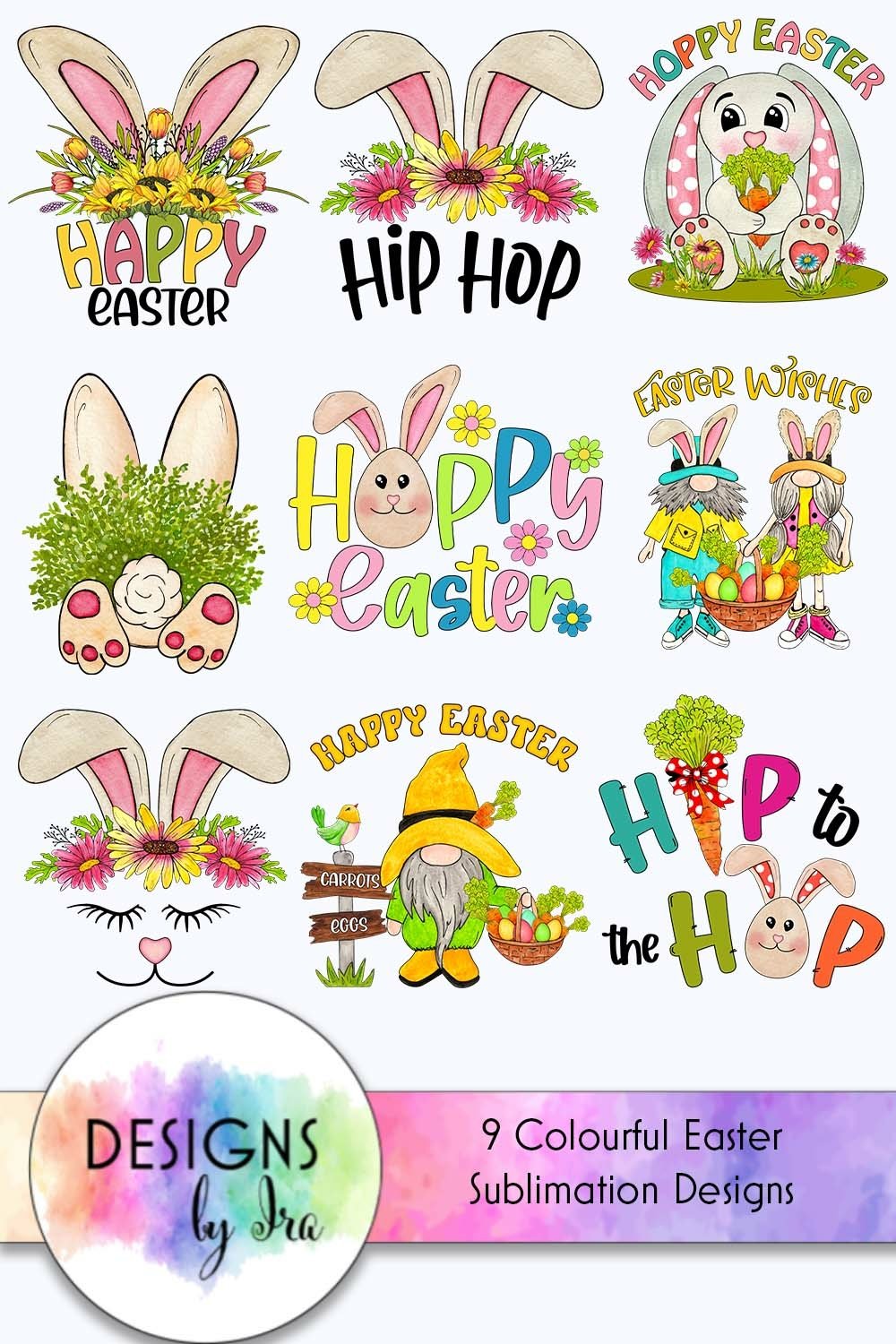 Easter Sublimation Bundle | Easter Bunny Bundle | Hip Hop
