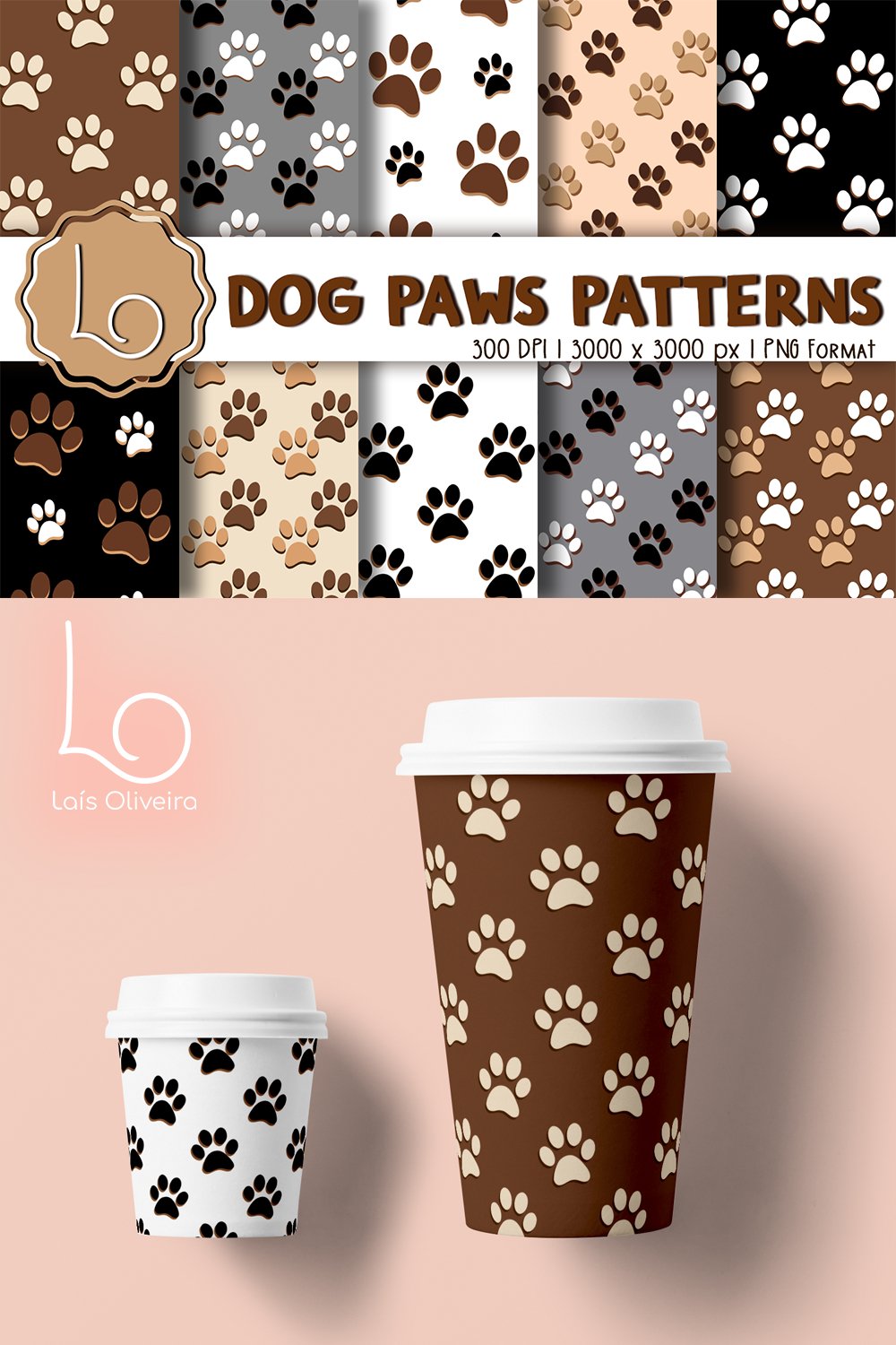 10 Dog Paws Patterns