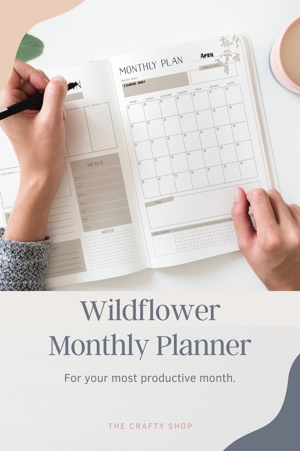 Monthly Planner, Monthly To Do List, Monthly Schedule