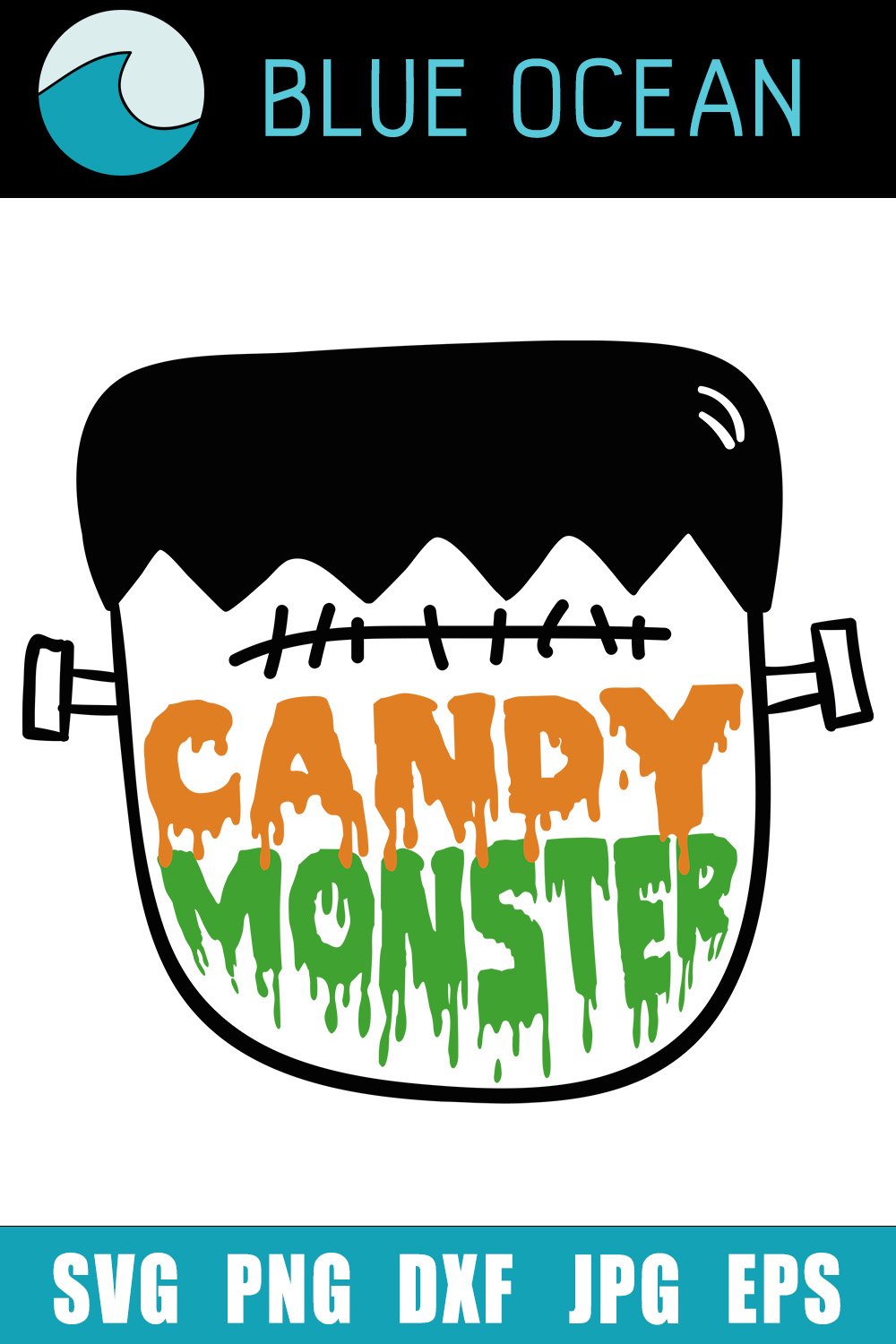 Candy Monster SVG, Halloween SVG, Monster svg