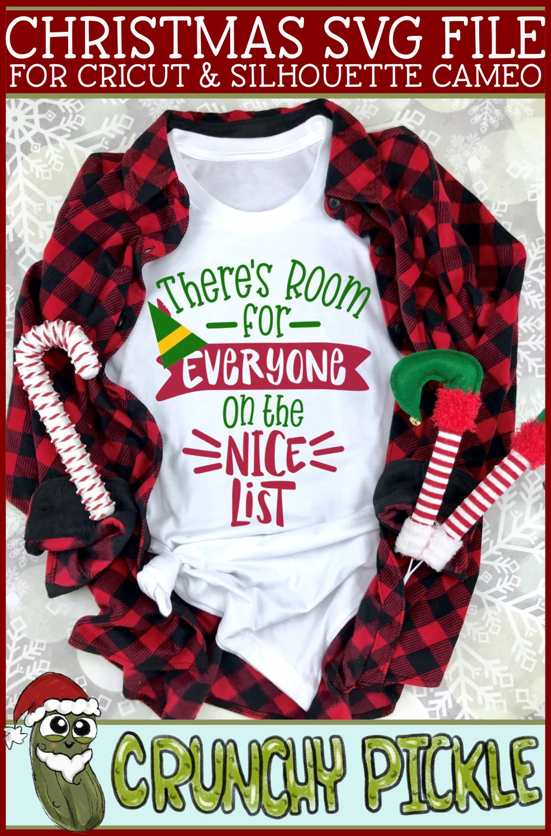 Room on Nice List Christmas Elf SVG