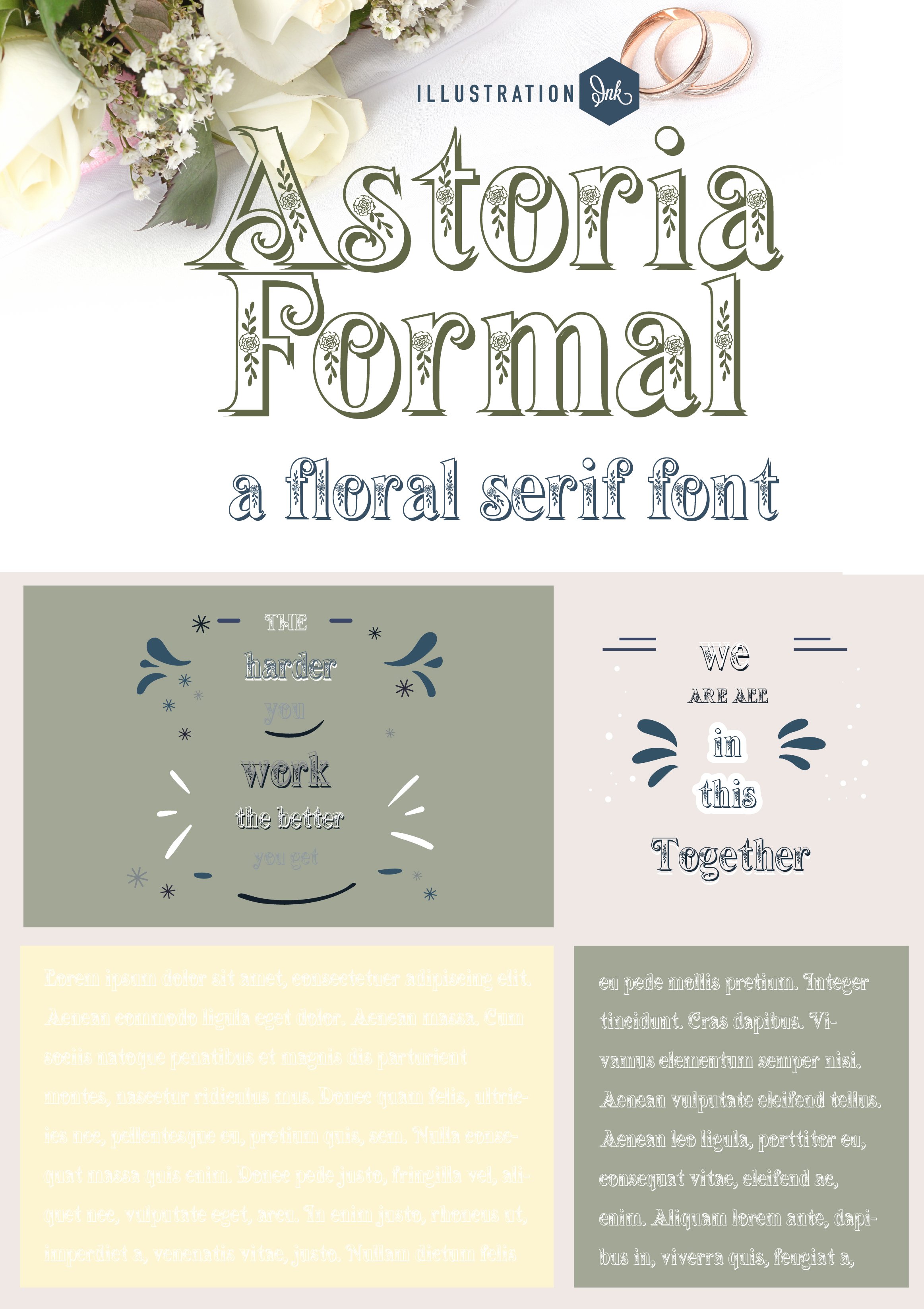 Hand-crafted, hand-written, script font