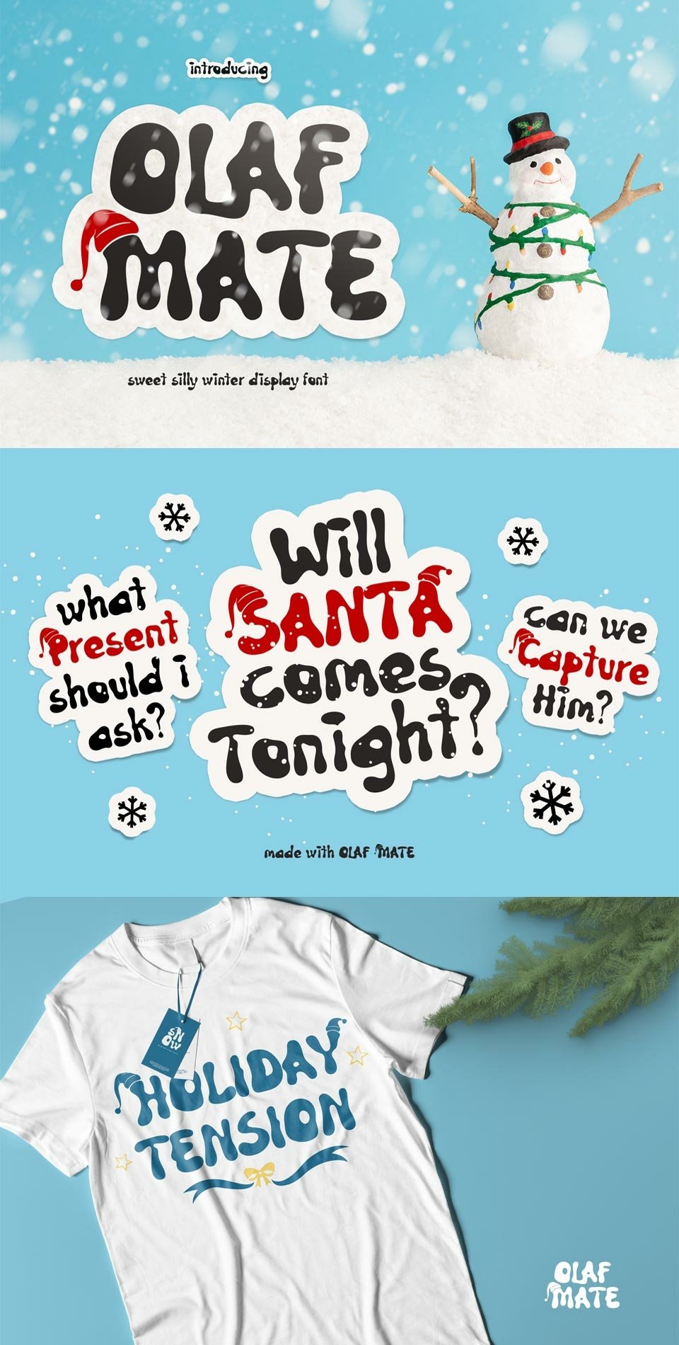 Olaf Mate Typeface