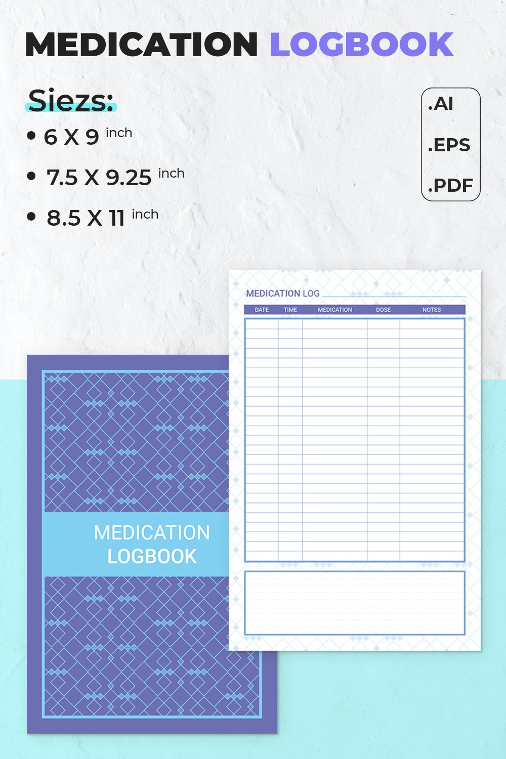 Medication Log | Planner Template