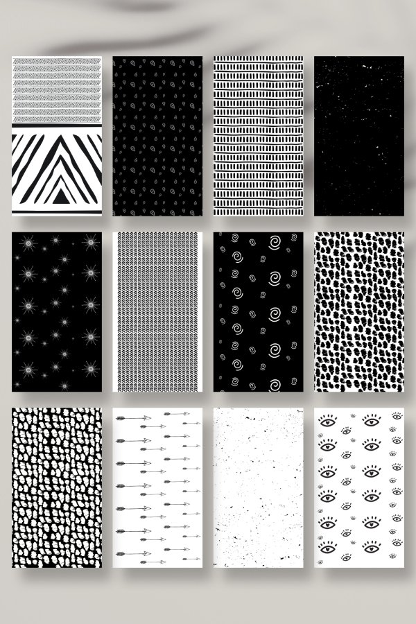 12 Black & White Instagram Story Backgrounds