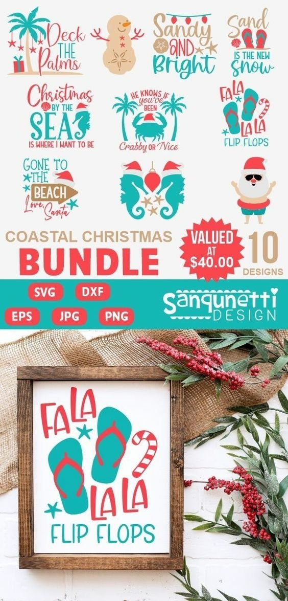 Tropical Christmas gift packaging sticker bundle
