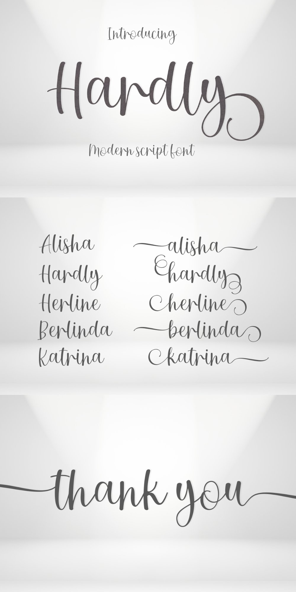 Hardly Script | Web Font