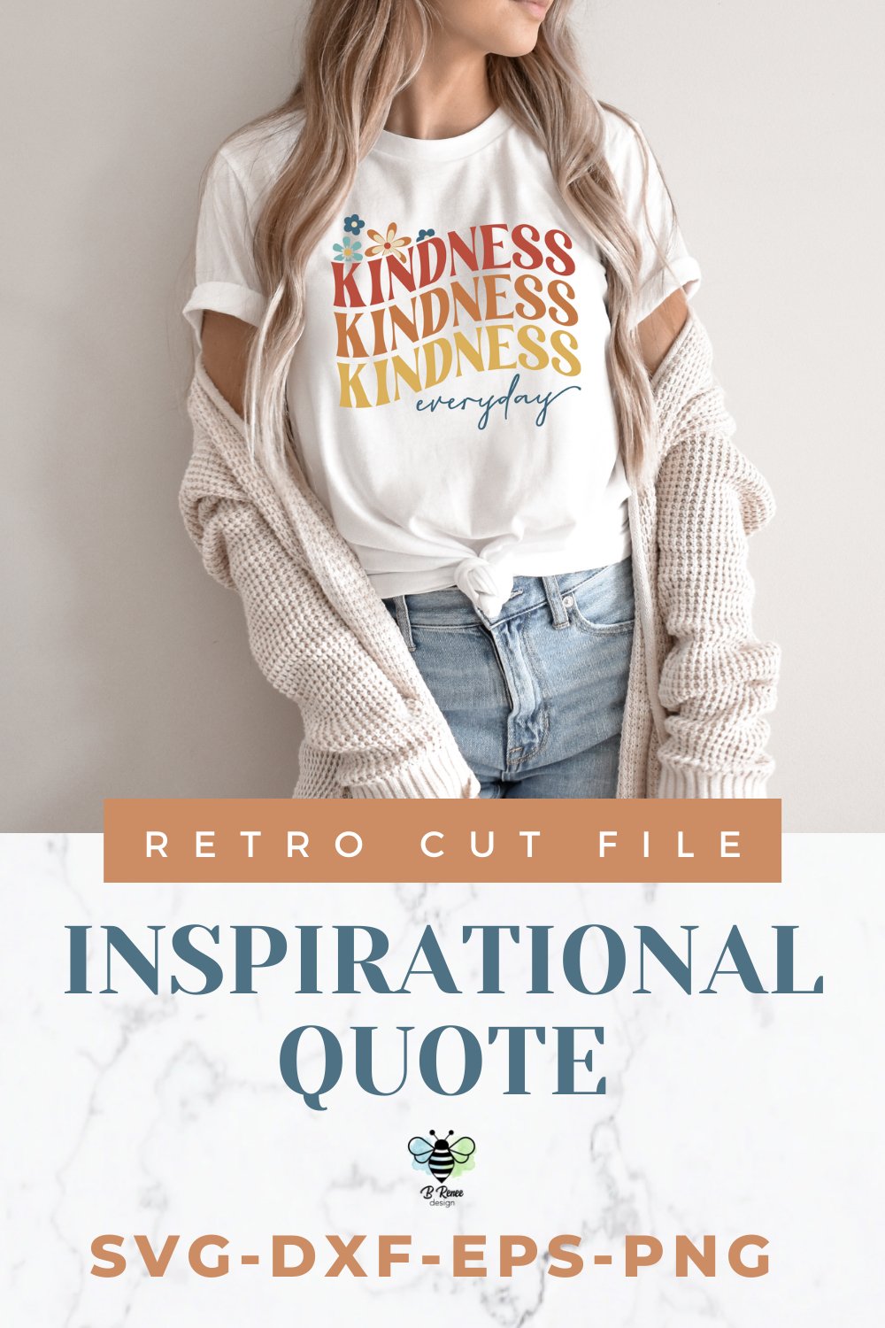 Kindness Everyday Retro SVG