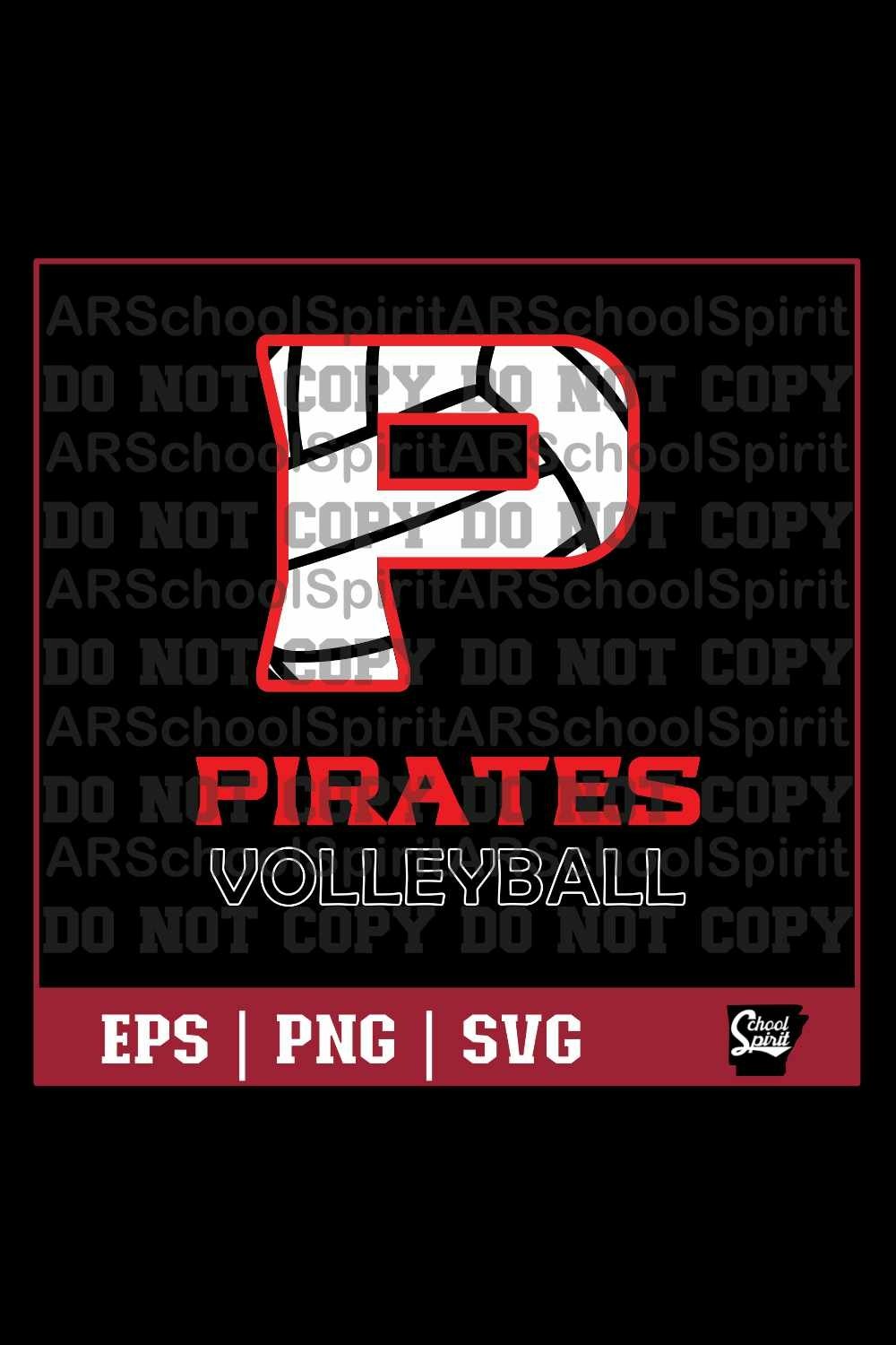 Pirates Volleyball Design