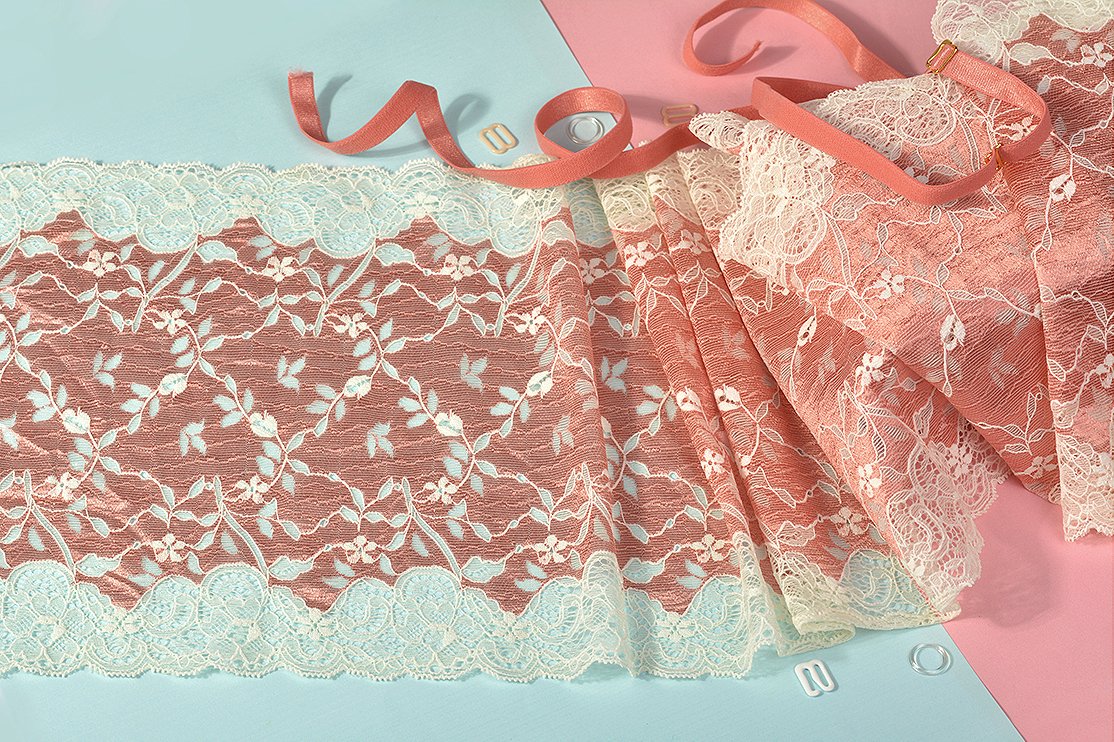 Photo of Delicate Pink color lace Ribbon (1278012)