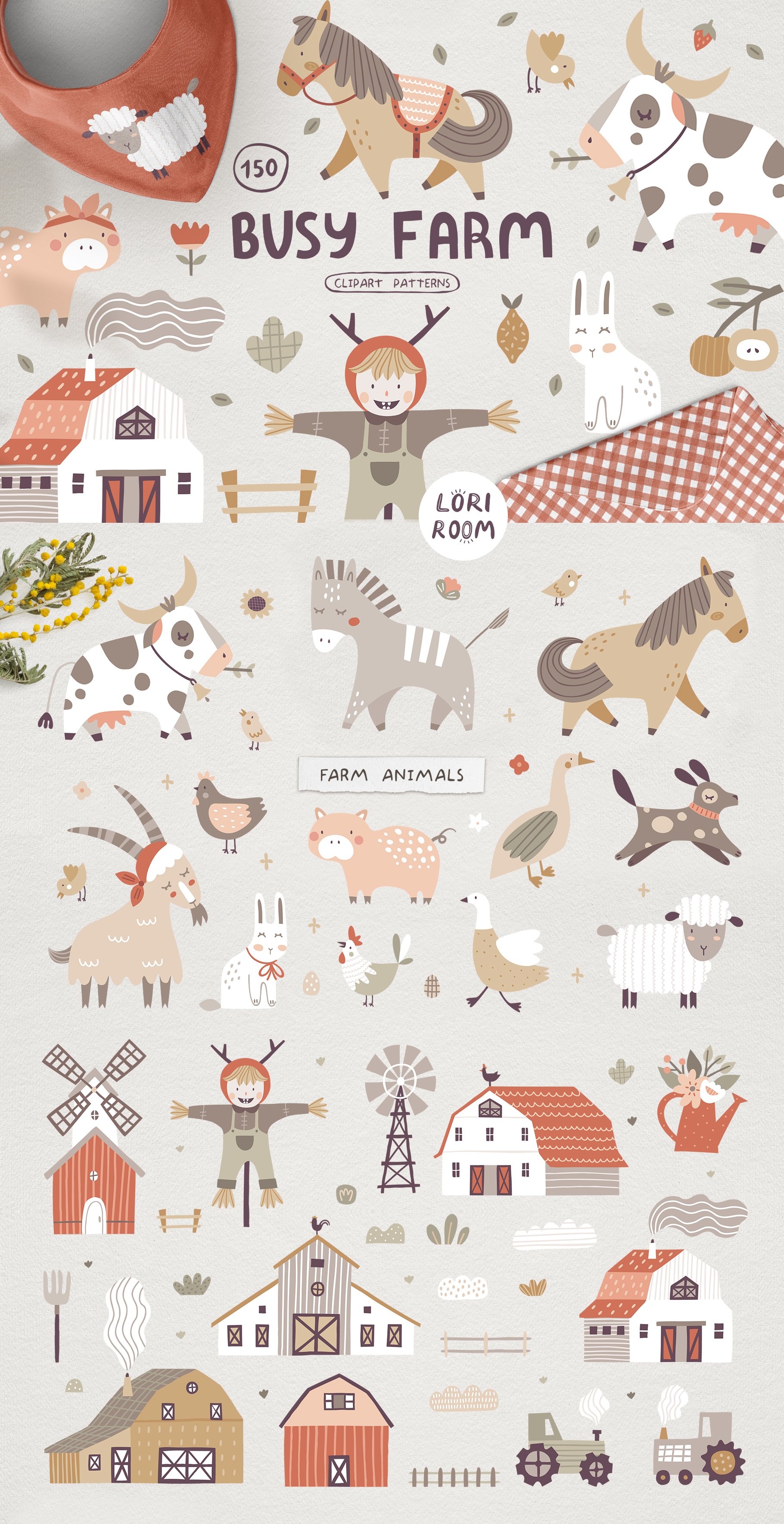 Busy Farm - Farm Animals