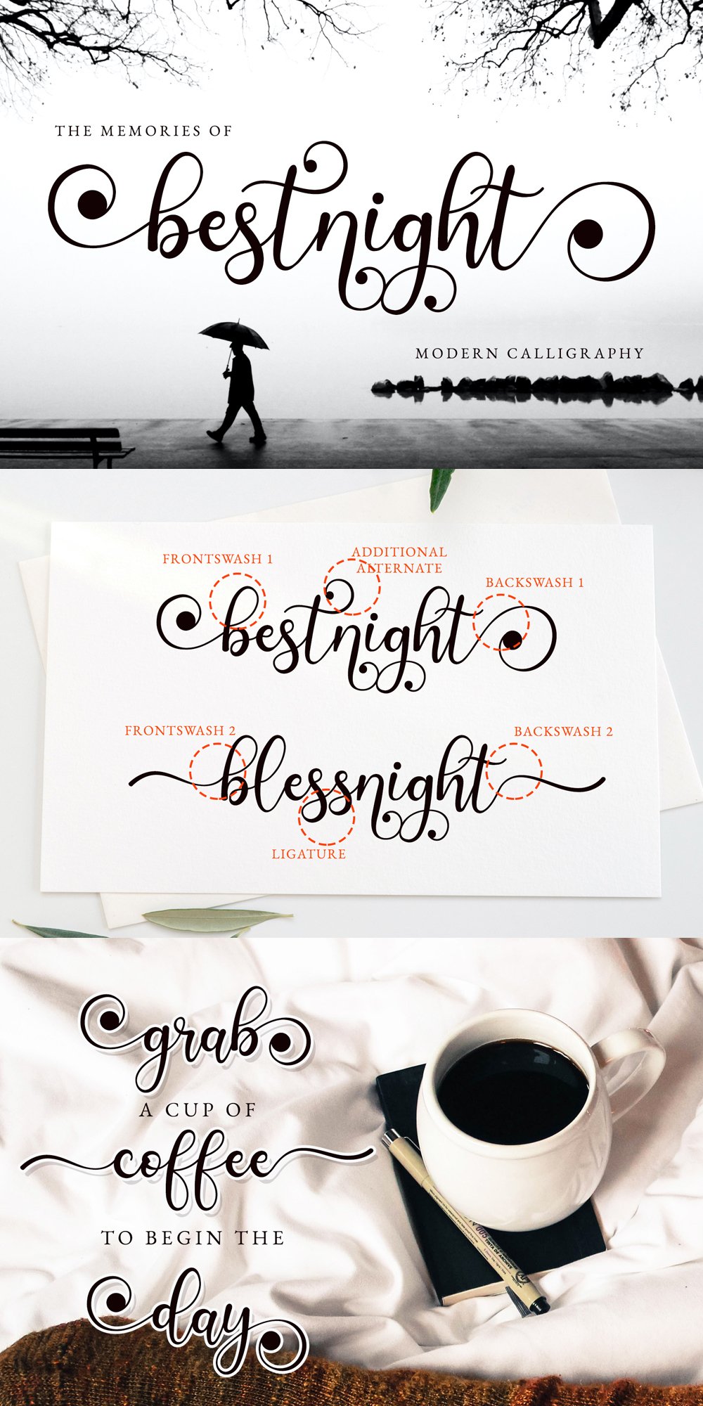 Bestnight - Calligraphy Font