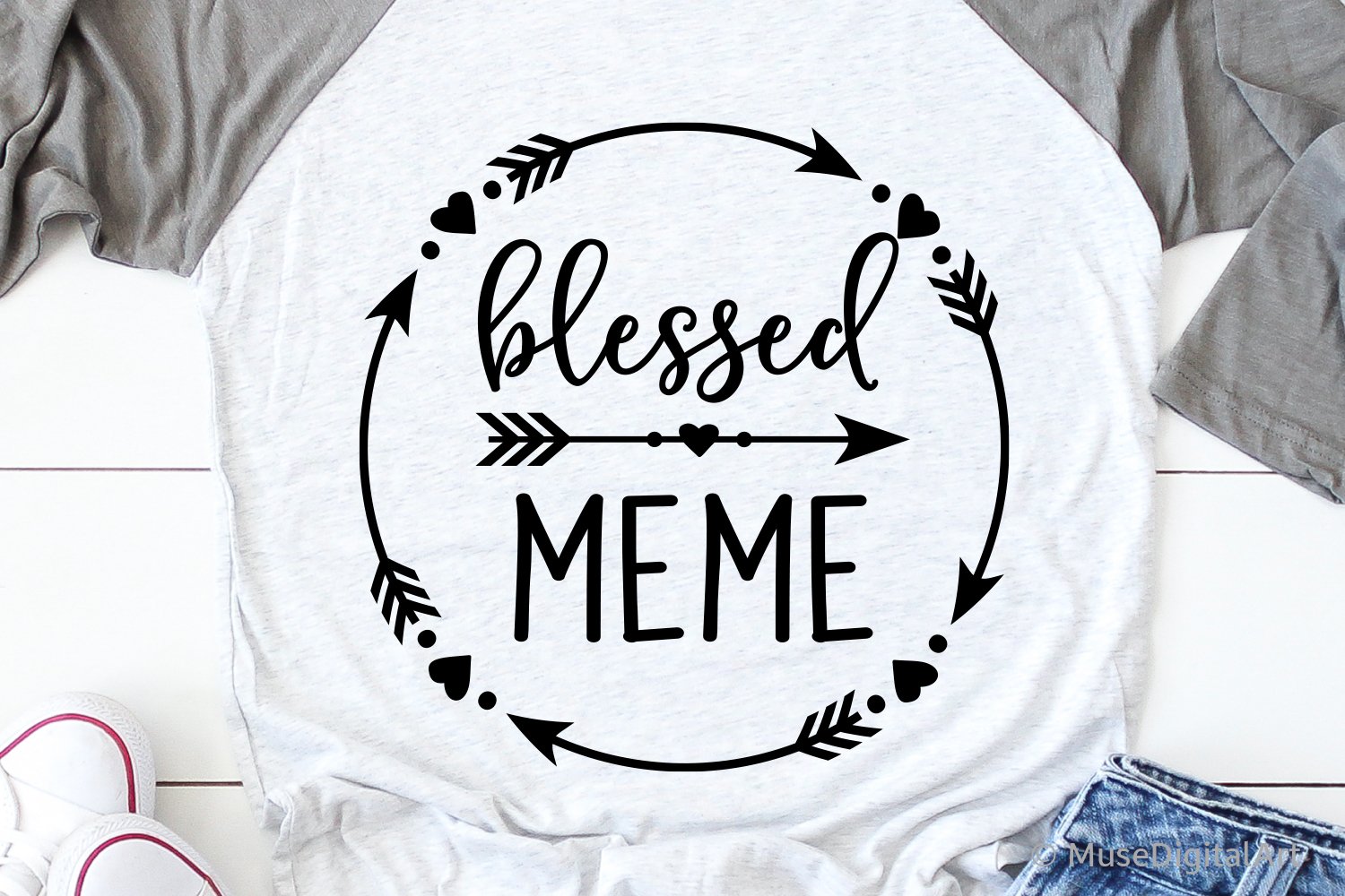 Blessed Meme Svg, Grandma Shirt Svg, Meme Nana Quote Svg