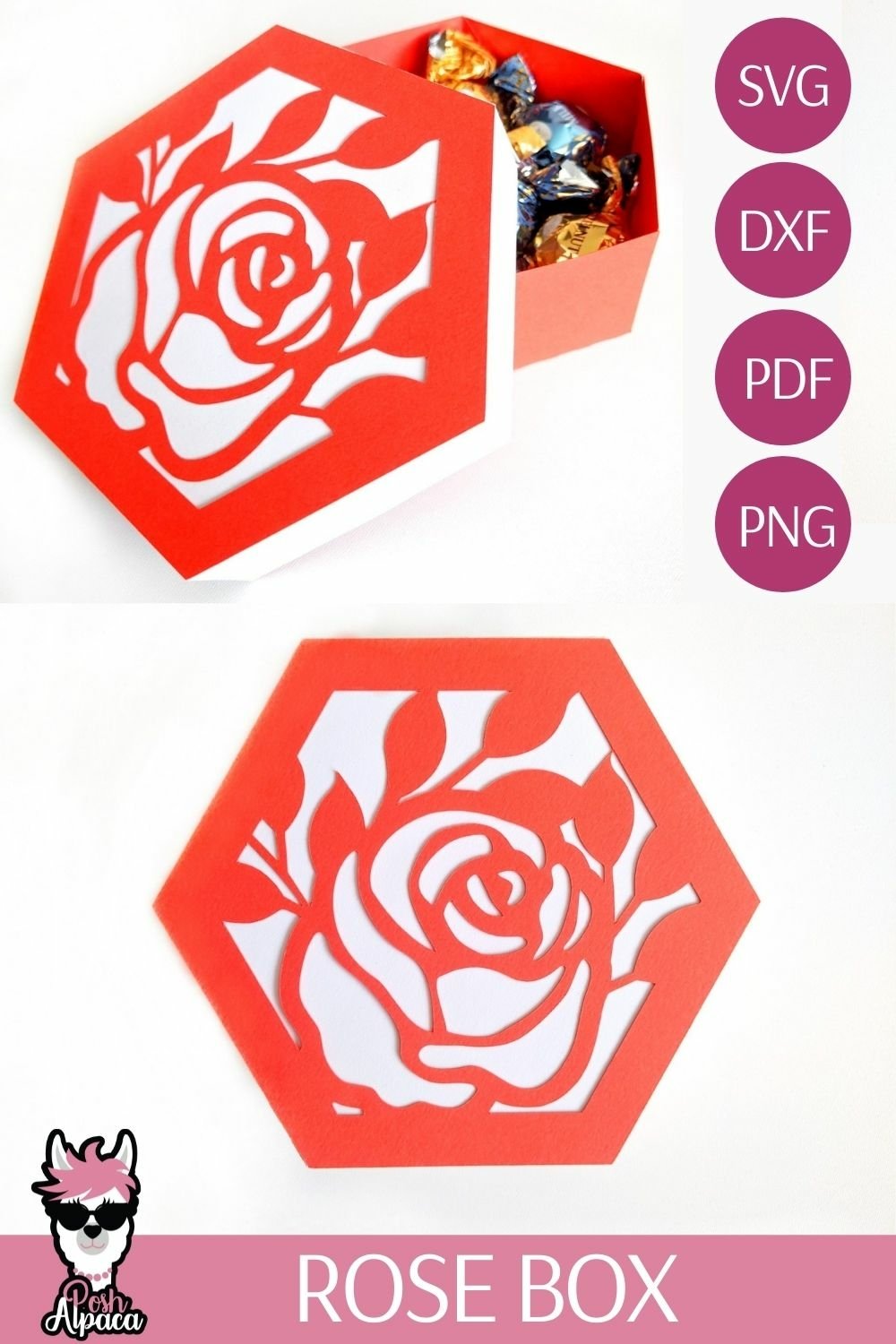 Rose box SVG