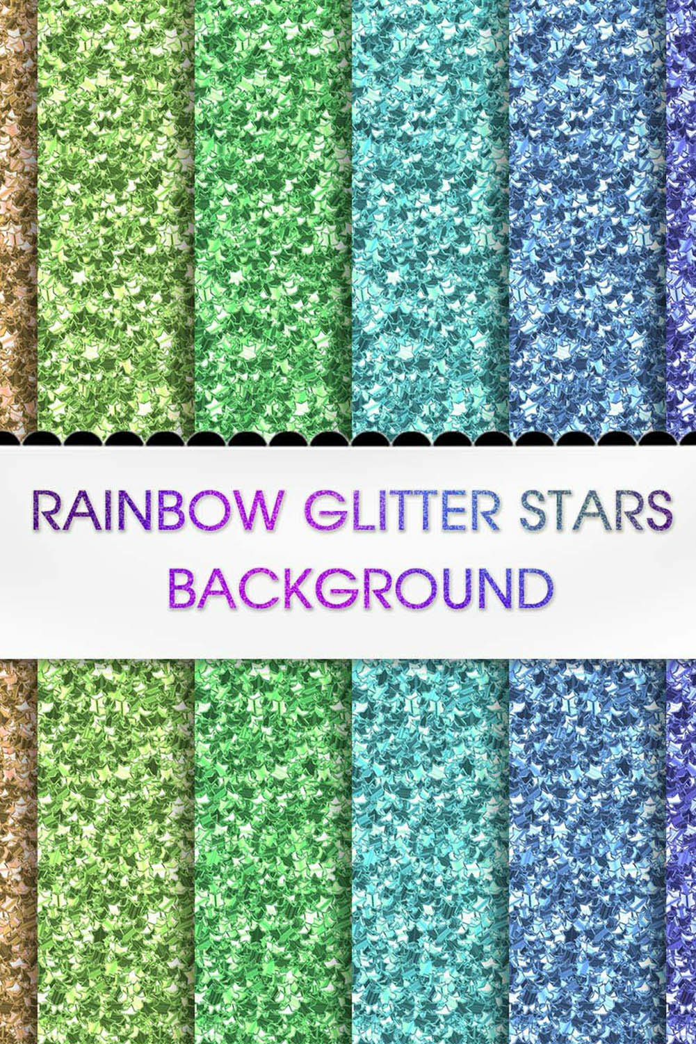 Rainbow Glitter stars background, Rainbow glitter paper