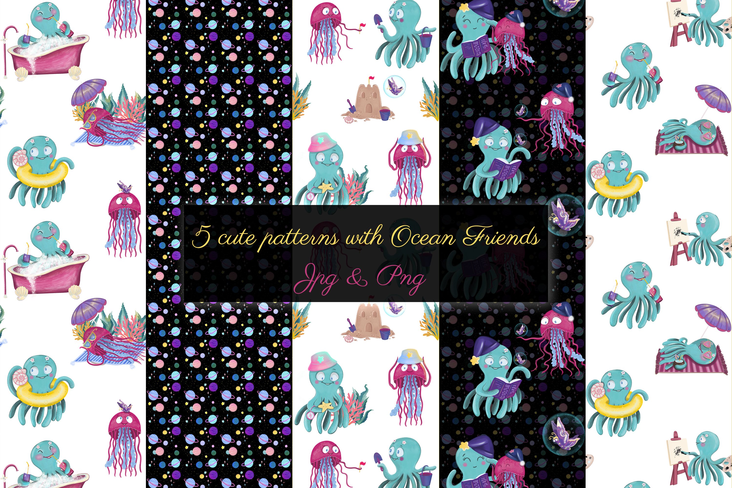 Ocean Friends Patterns