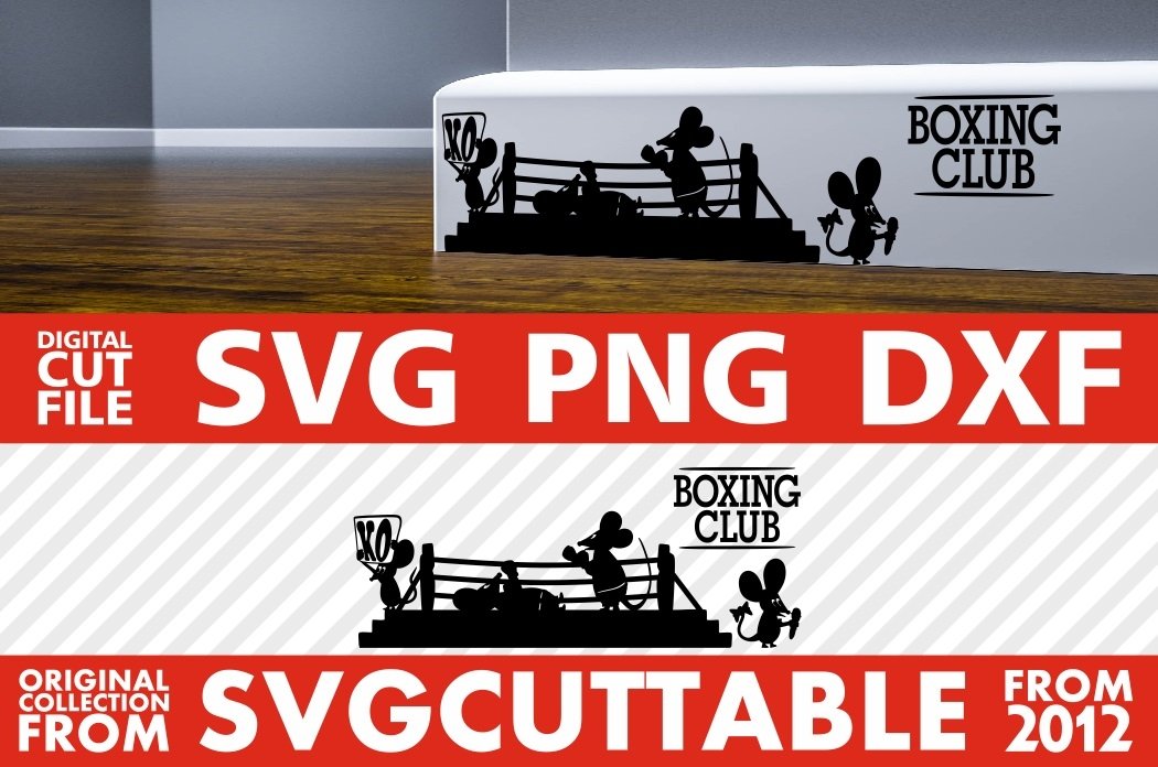 Mouse Boxing Club svg, Mice svg, Home Decor svg, (700998)