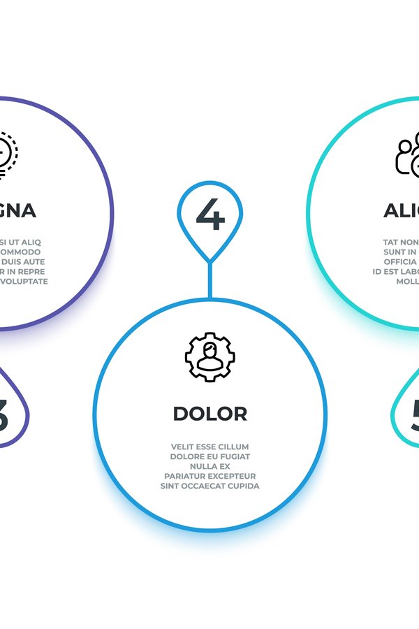 Line flow infographic. 7 steps work process (1140634)