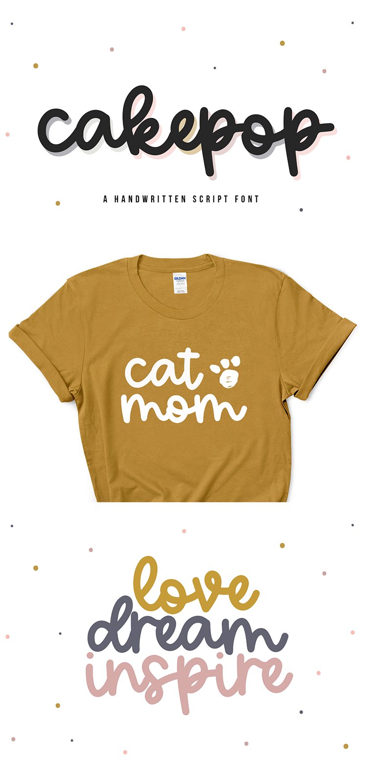 Cakepop - A Handwritten Script Font