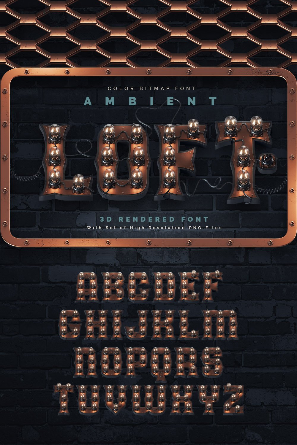 Ambient Loft - Color Bitmap Font