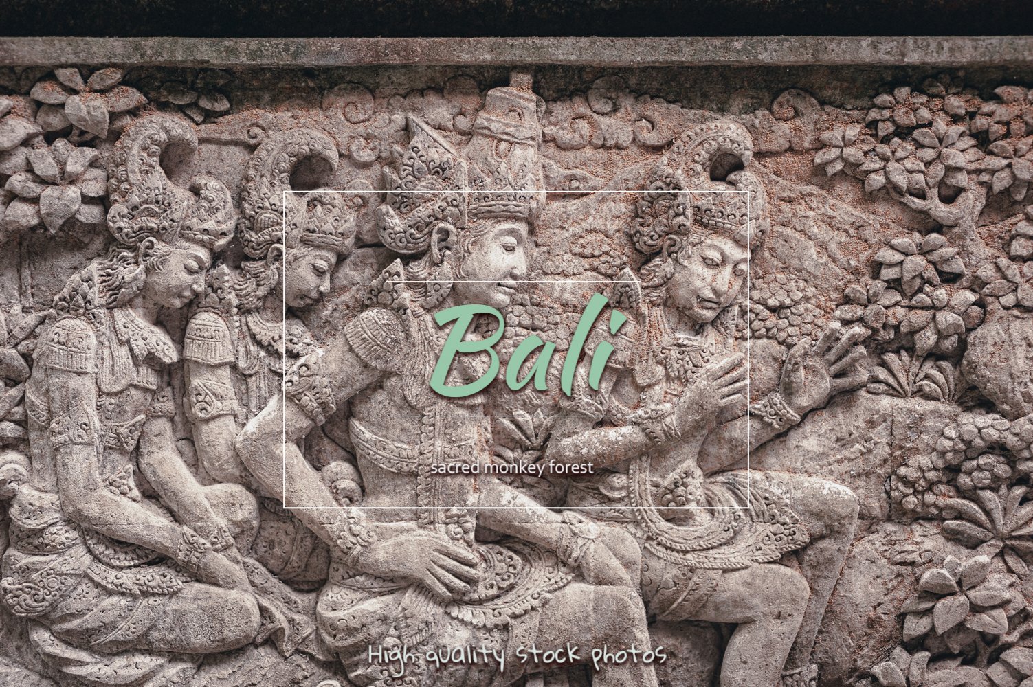 Bali. Stone carving in Sacred monkey forest. (669637)