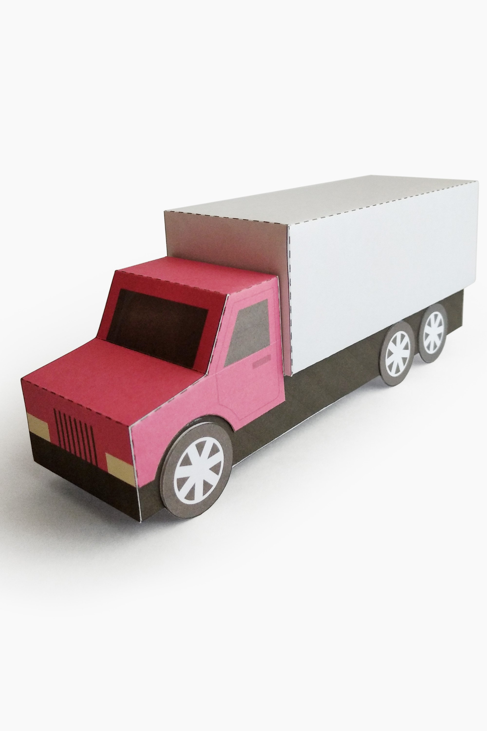 TRUCK Type D. Paper Toy / Gift Box