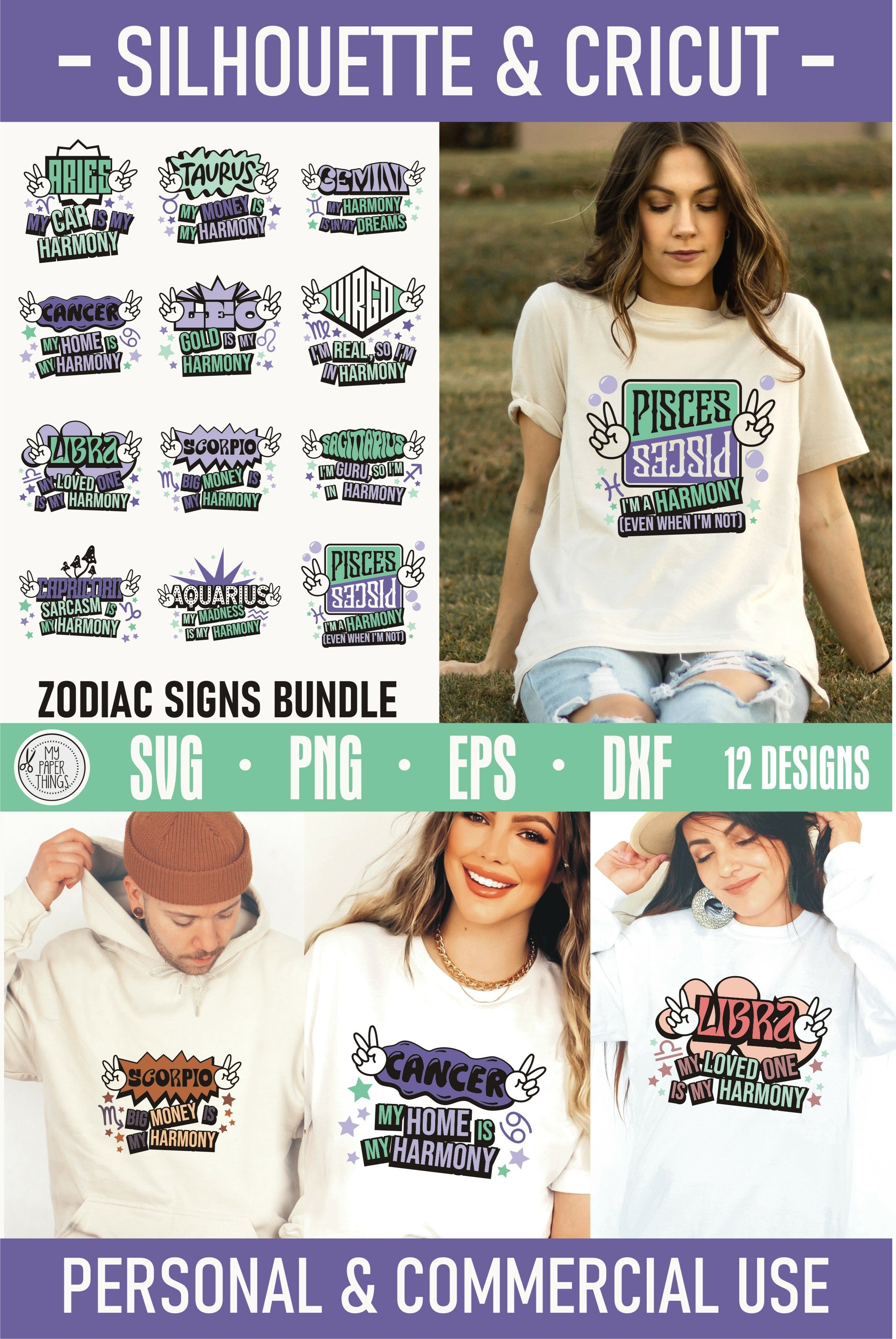 Zodiac Signs svg Bundle
