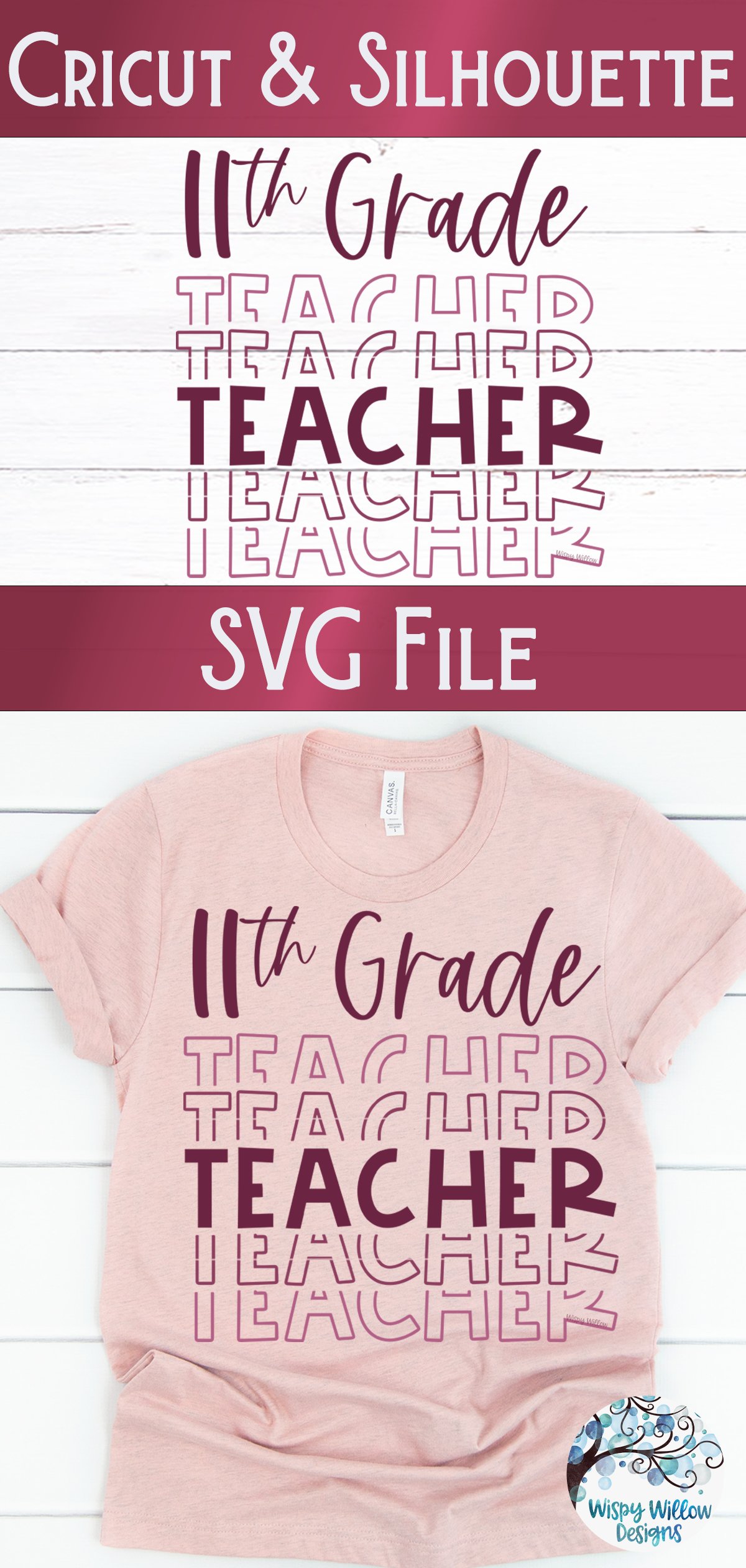 Eleventh Grade Teacher SVG | Teacher Shirt SVG