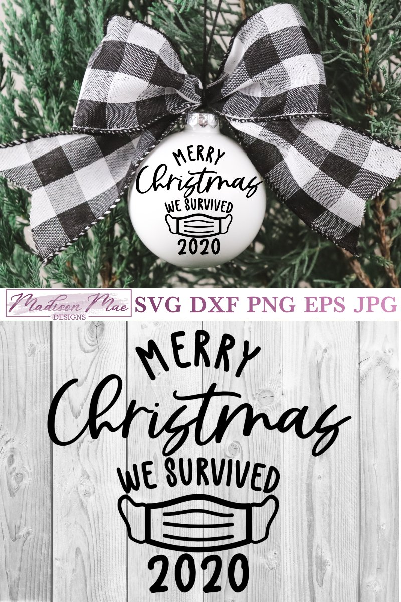 Christmas 2020 Ornament, Merry Christmas SVG