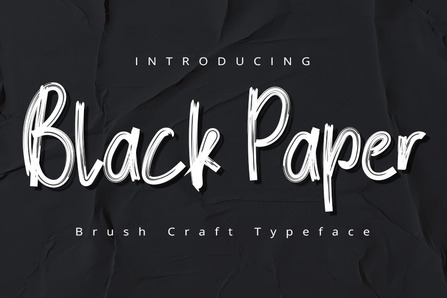 BlackPaper | Modern Typeface Font