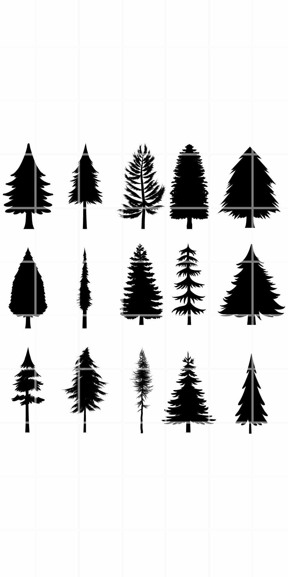 Pine tree SVG. Christmas Tree svg. Pine tree png.