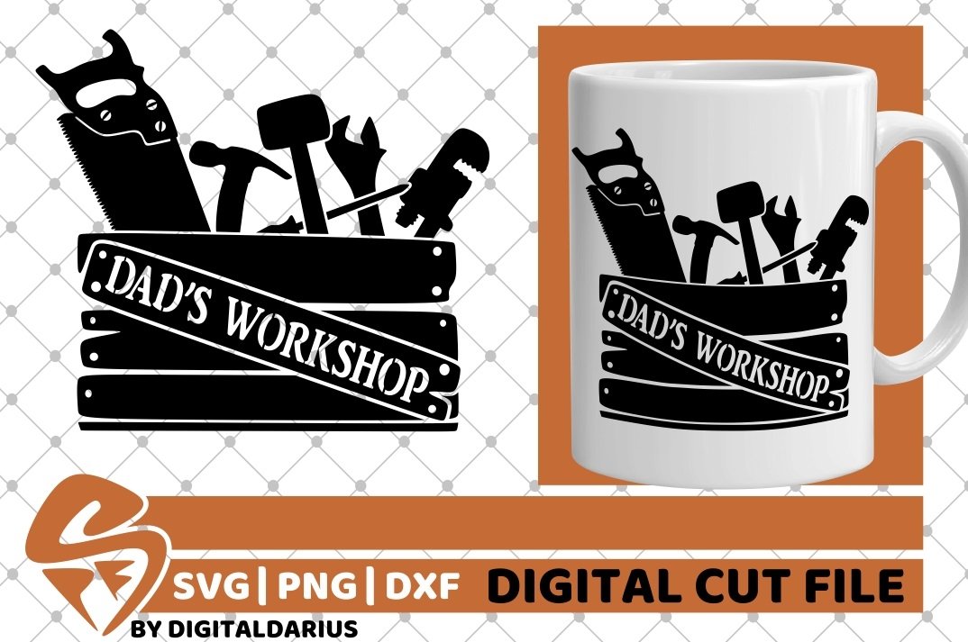 Dad's Workshop svg, Daddy svg, Best Dad svg, (577189)