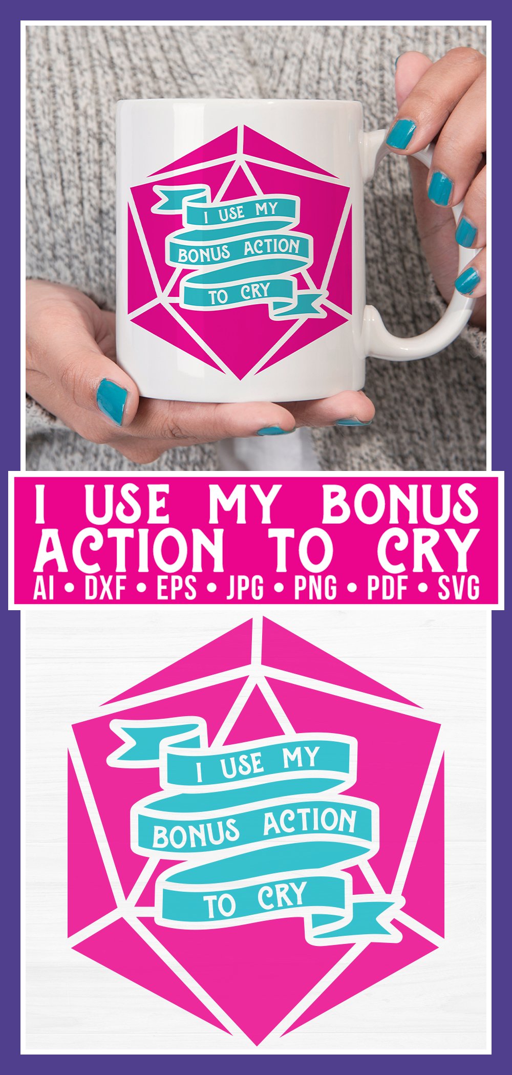 I use my bonus action to cry | DnD SVG