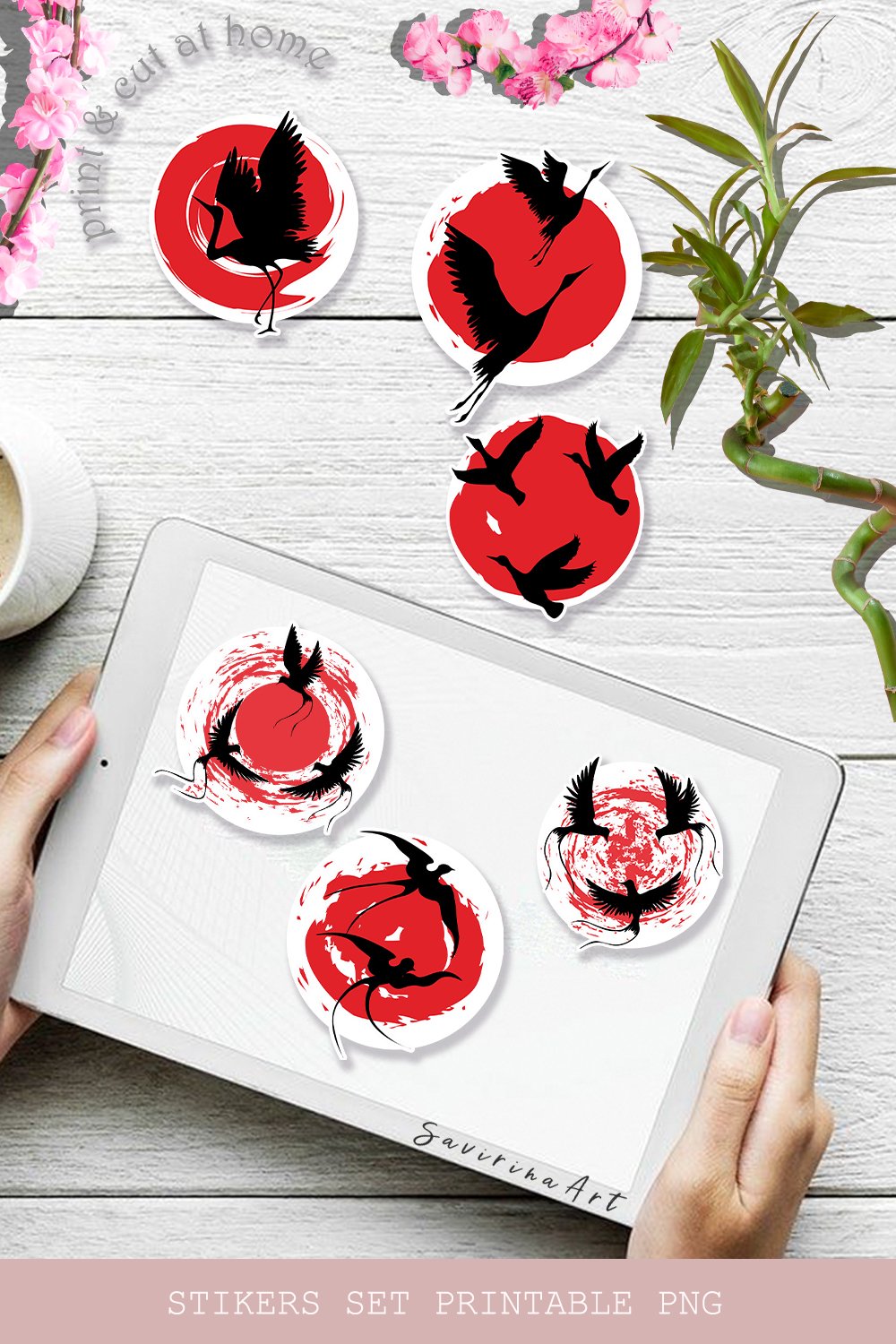 Japanes Stickers set Printable. Sticker PNG (2847131)