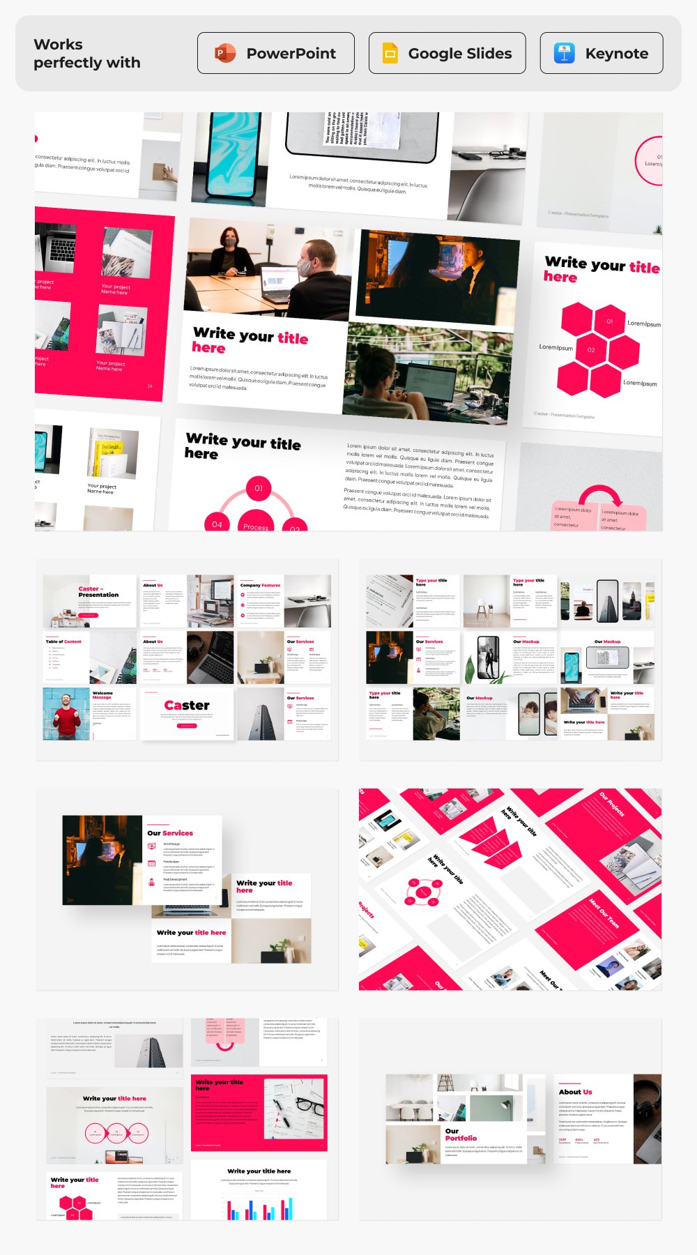 Caster Google Slides Template