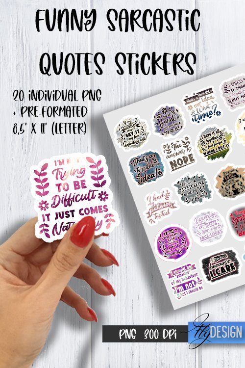 Funny Sarcastic Quotes Stickers. Sarcastic Quotes (1679837)