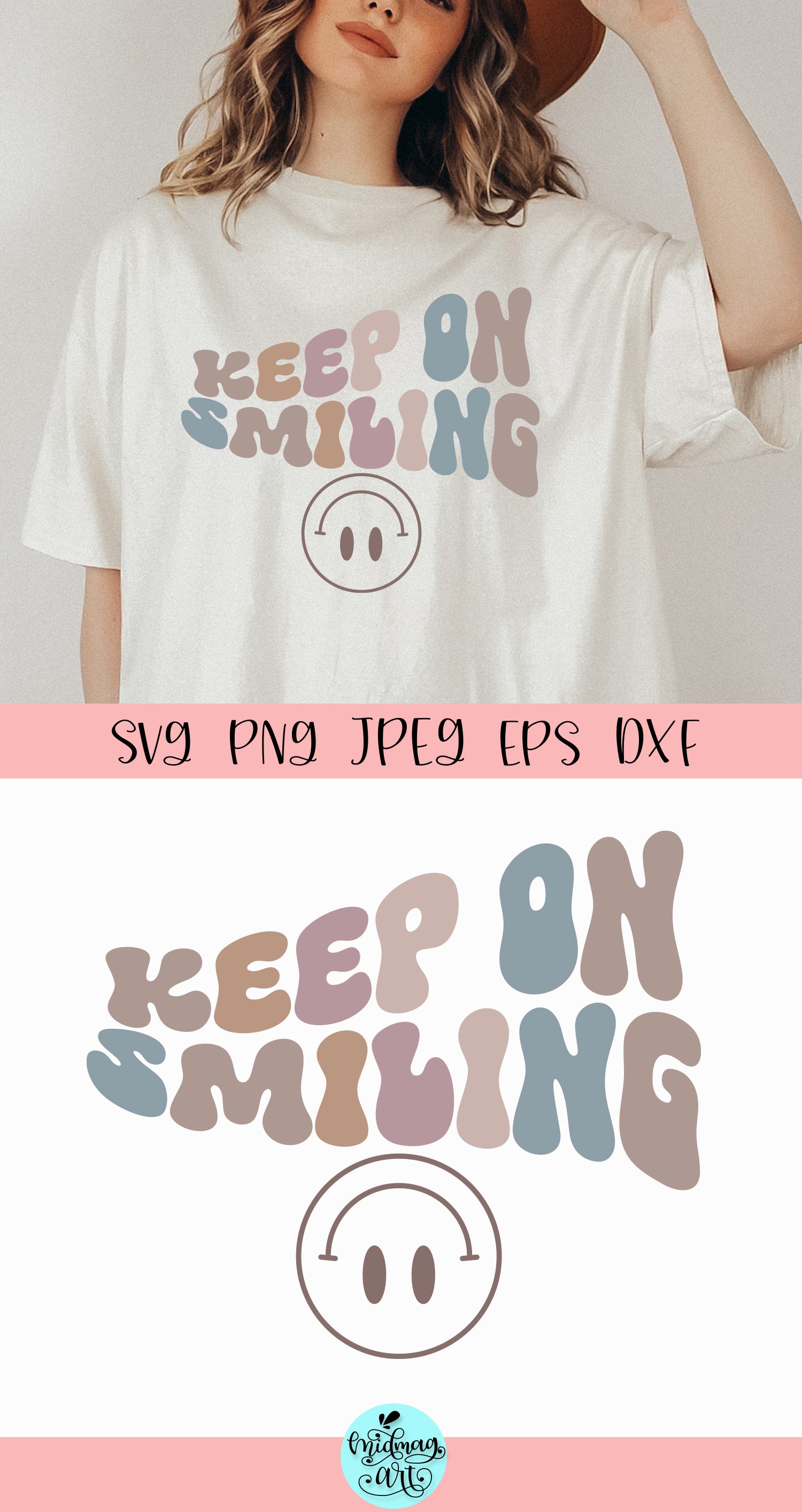 Keep on smiling svg, choose kindness (2276341)