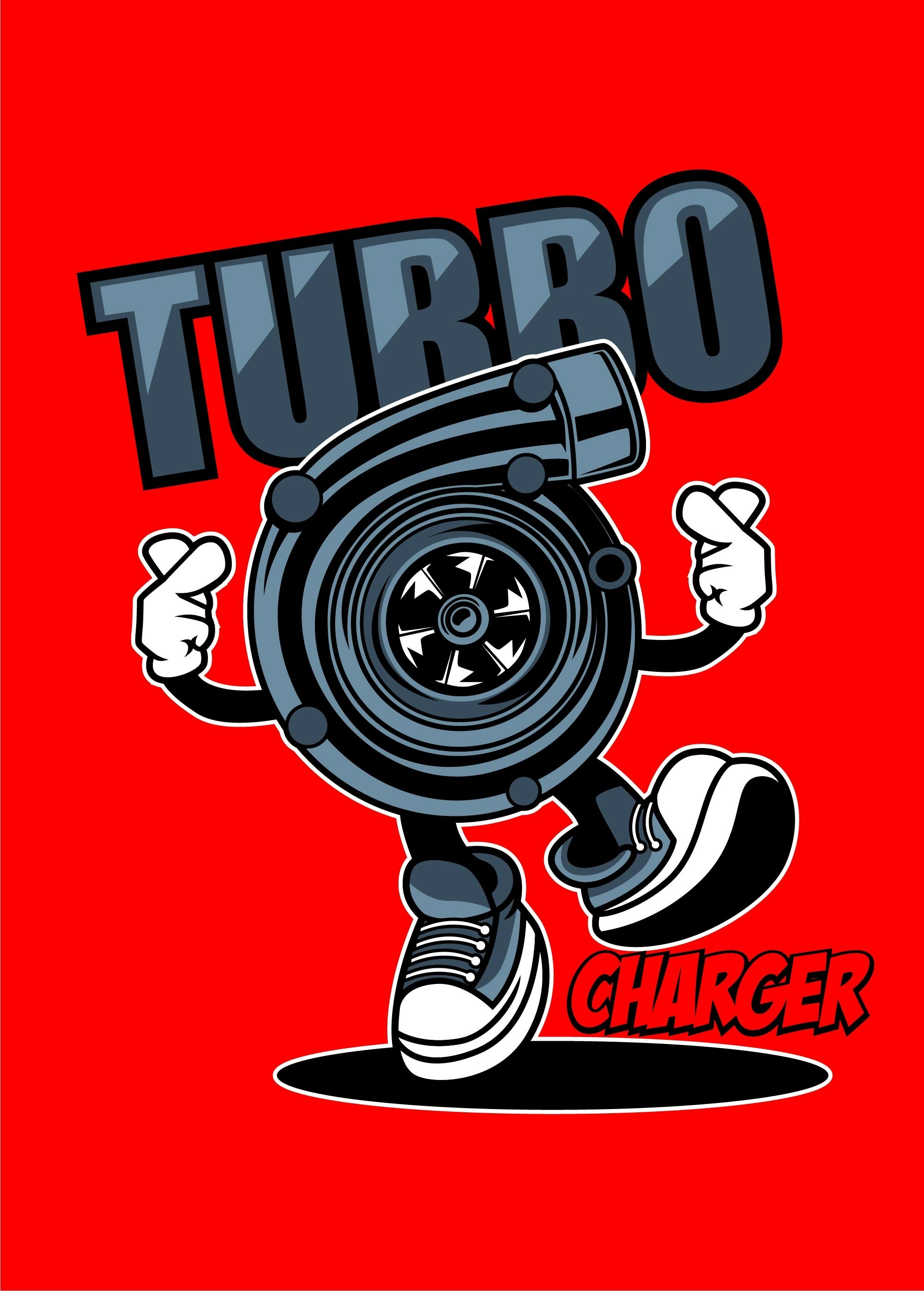 TURBO CHARGER CARTOON