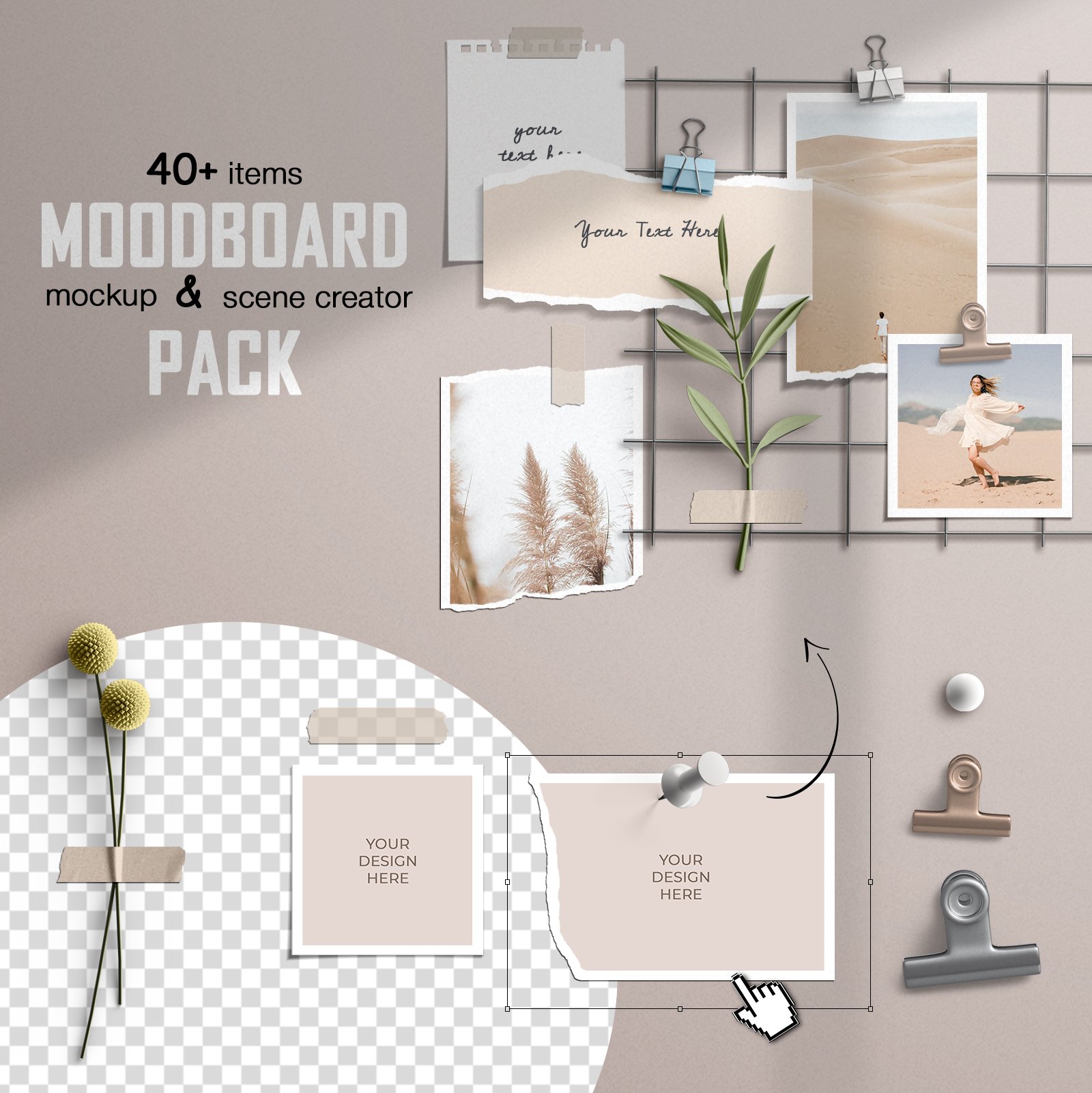 Moodboard Mockup & Scene Creator Bundle (1286330)