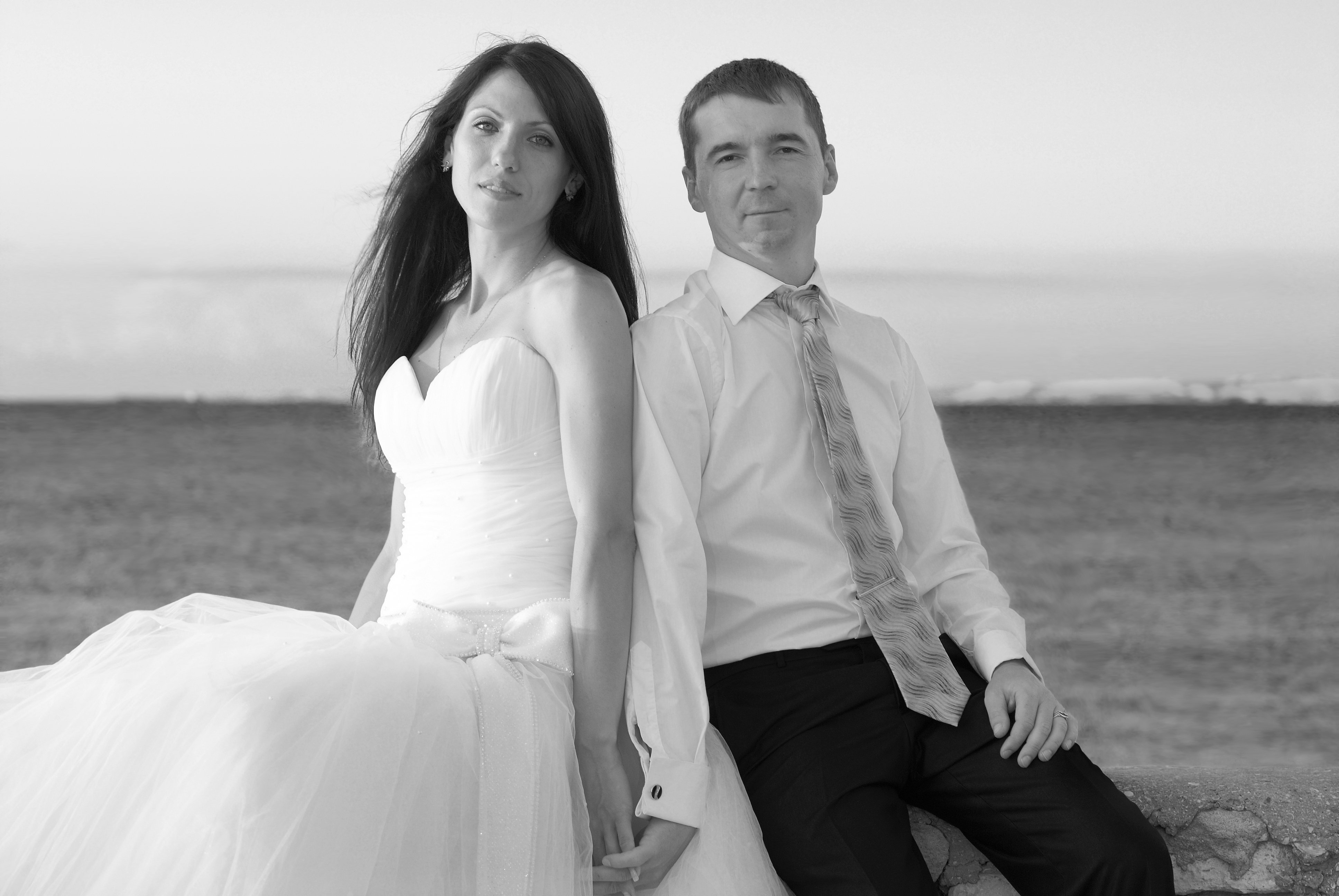 Beautiful wedding couple- bride and groom at the (951671)