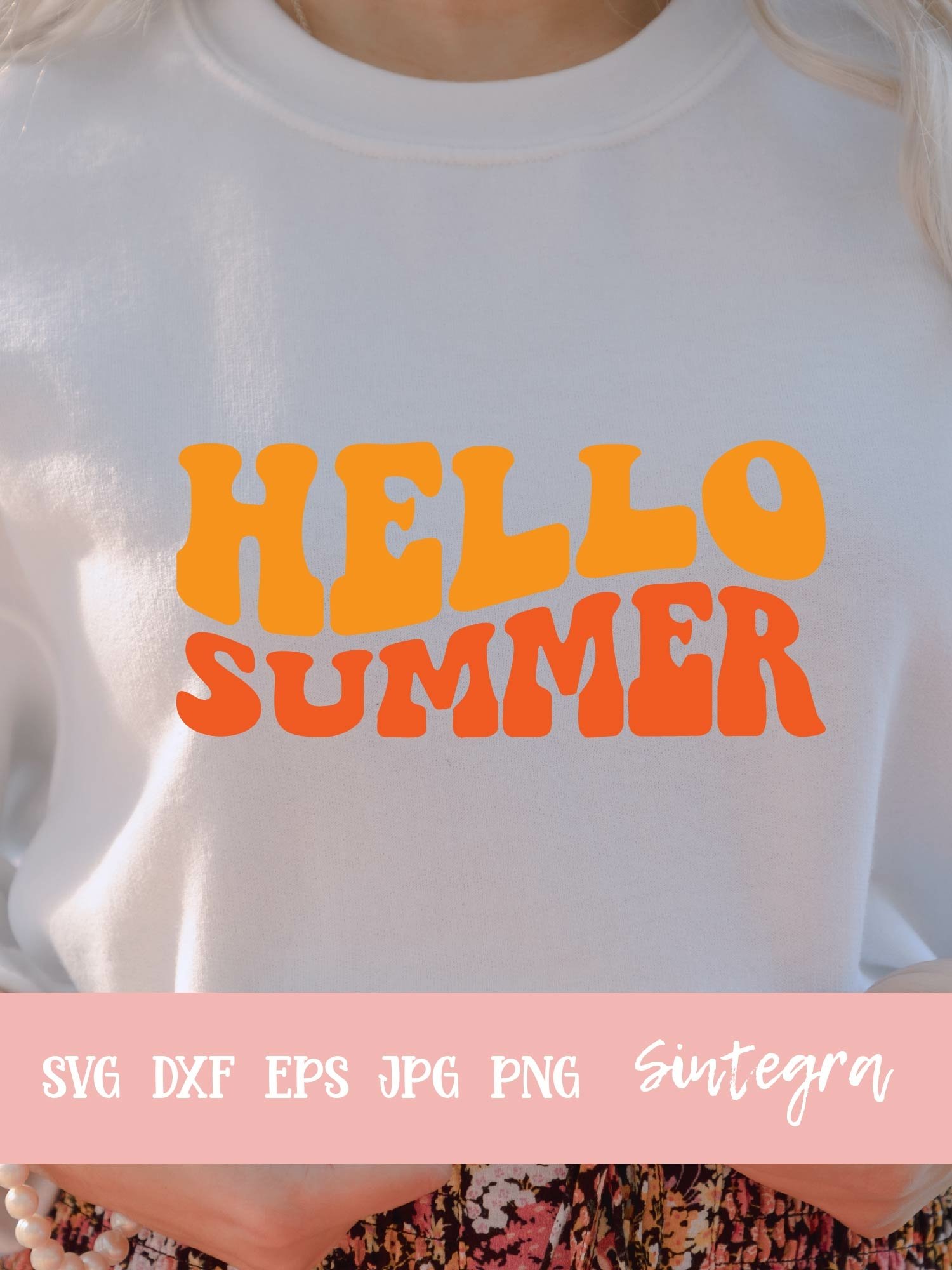 Hello Summer SVG Cut File (1965454)