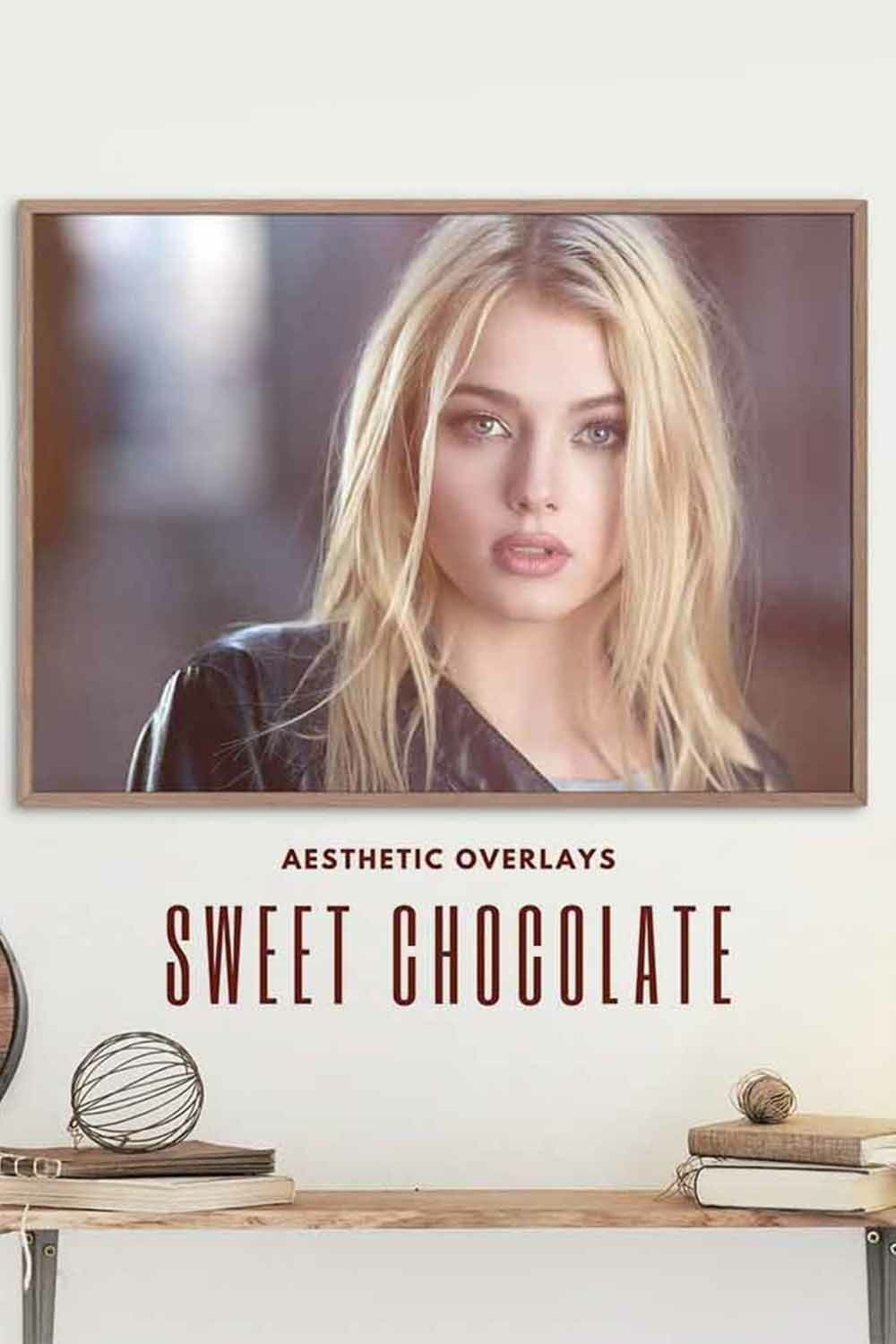 Sweet Chocolate - Aesthetic Overlays - 40 JPG