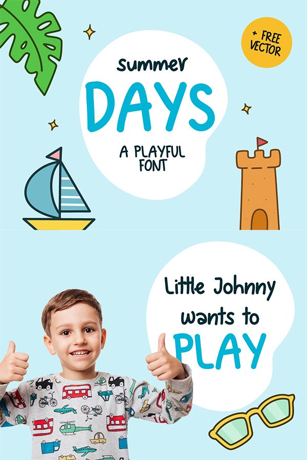 Summer Days Playful Font