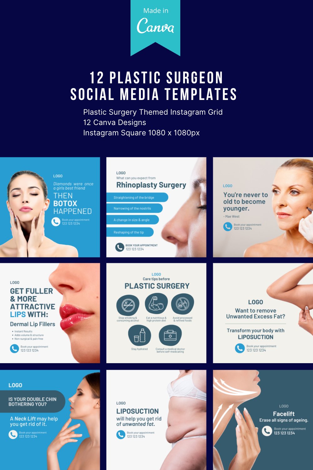 12 Plastic Surgeon Templates