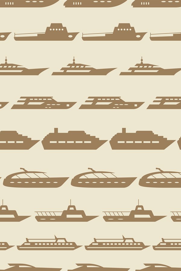 Ships and boats vintage seamless pattern