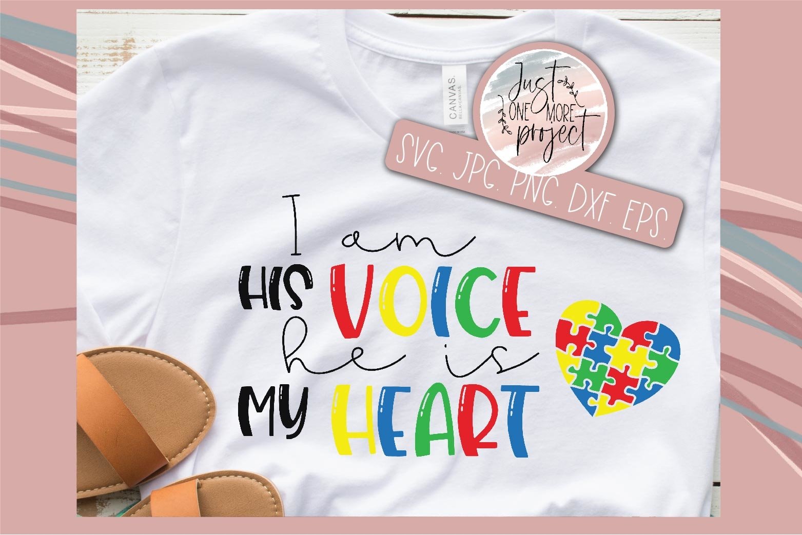 I am His voice svg, Autism svg, Autism Awareness svg, Autism