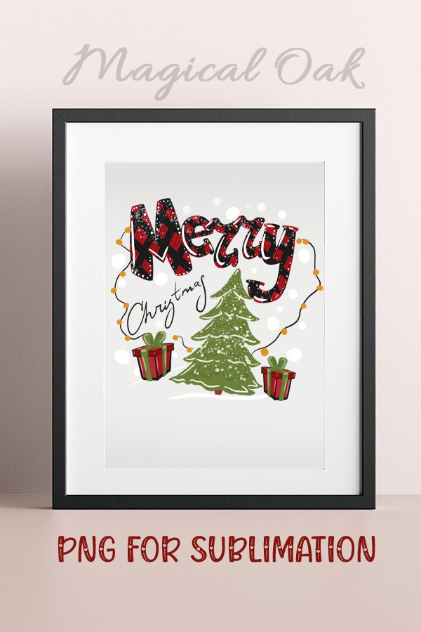 Merry Christmas Digital Design Png file