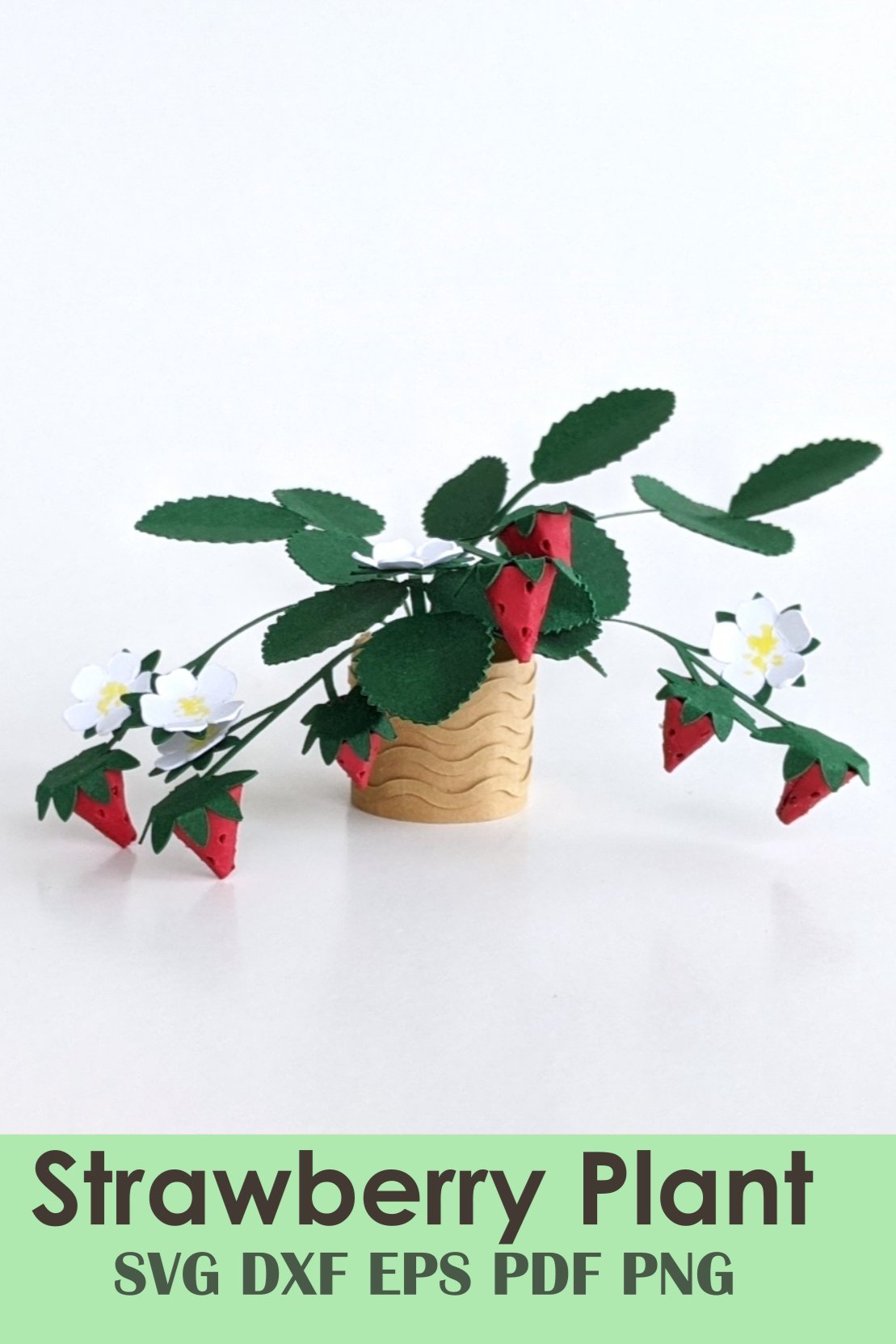 Papercraft Activity - Make Paper Strawberry Plant